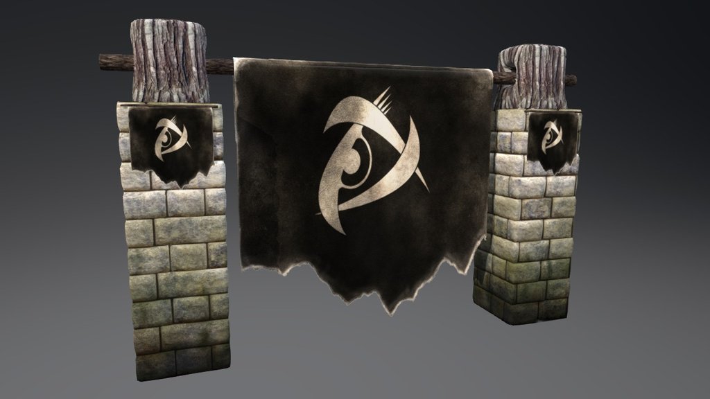 Hawkeye Banner - 3D model by Echovibe [aa7b14e] - Sketchfab