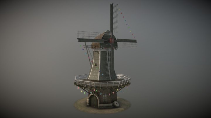 Windmill 3D models - Sketchfab