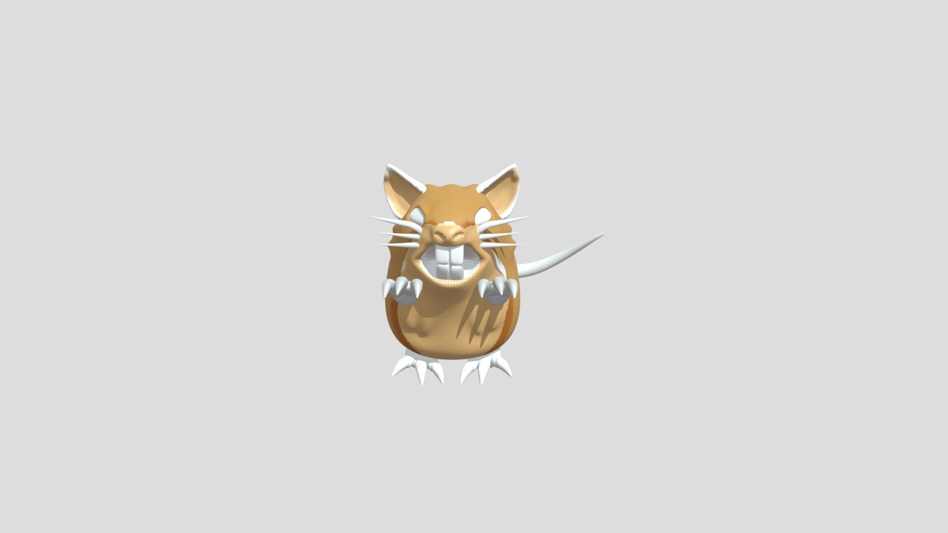 Raticate - 3D model by rodolfomoreira [aa7d8b0] - Sketchfab