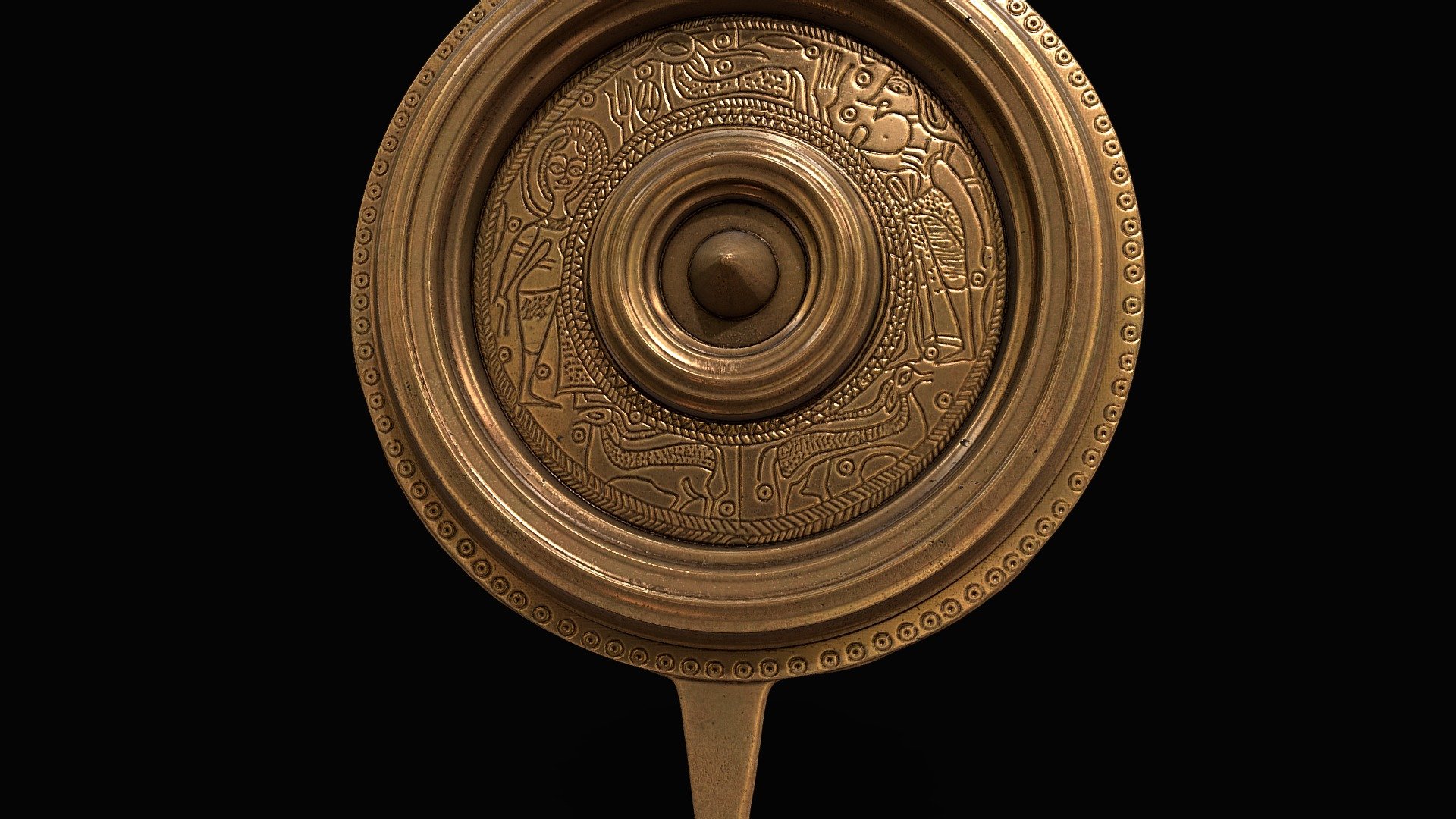 Mirror of the Priest (Reconstruction). - 3D model by Igor V. Denisov ...