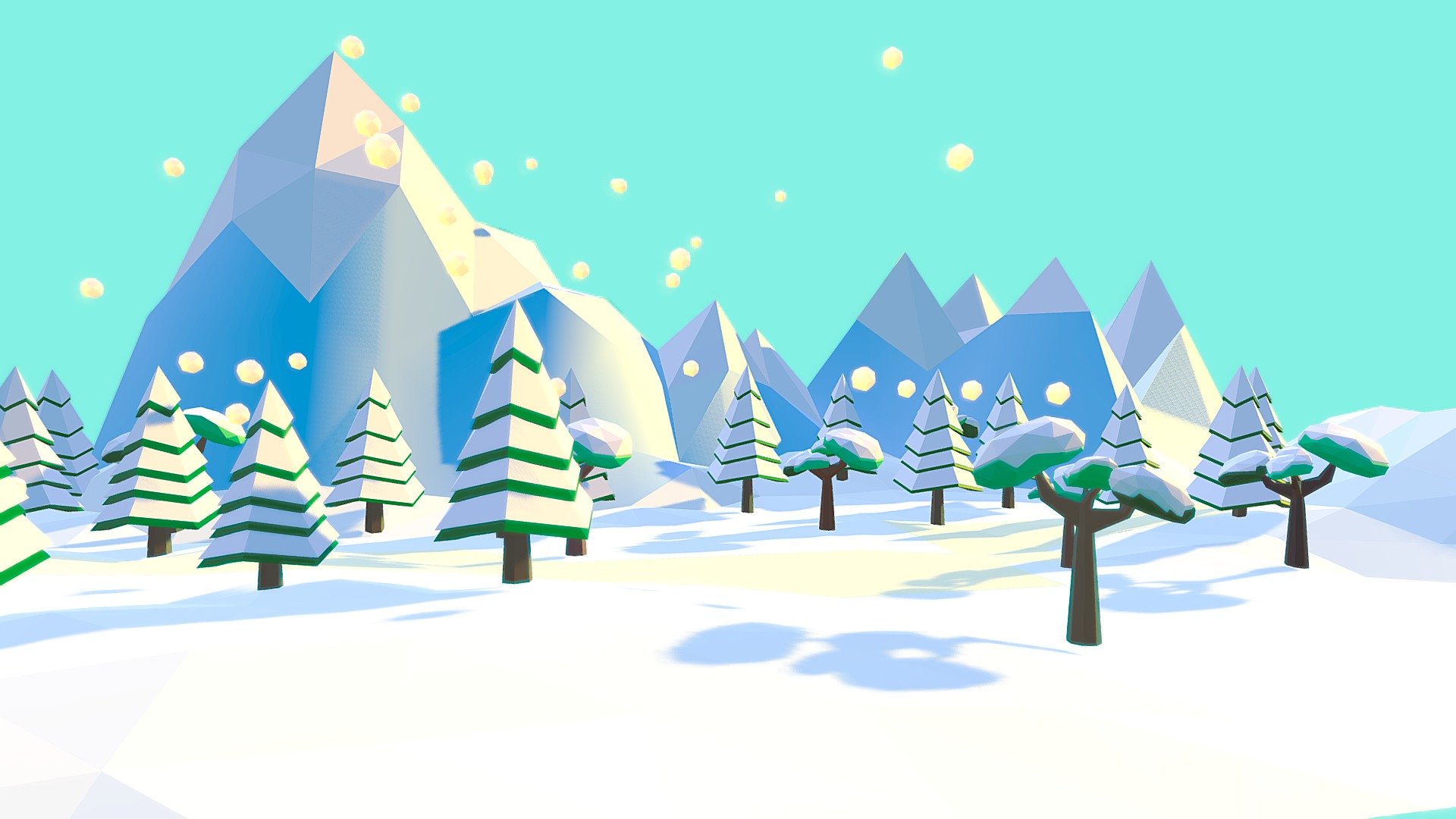Low Poly Landscape Practice - Download Free 3D model by Devilmaryart ...