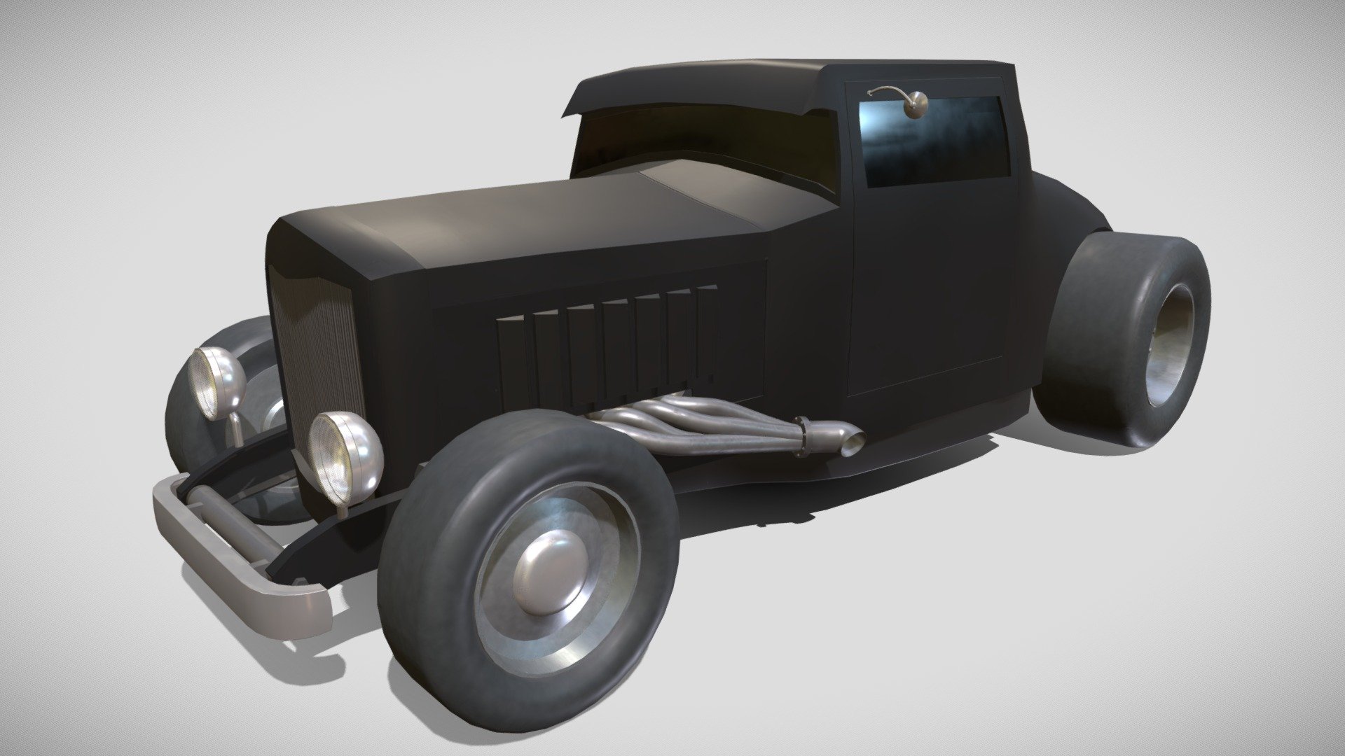 LowPoly Hot Rod - Buy Royalty Free 3D model by JG3D (@jg-3d) [aa7fb19 ...