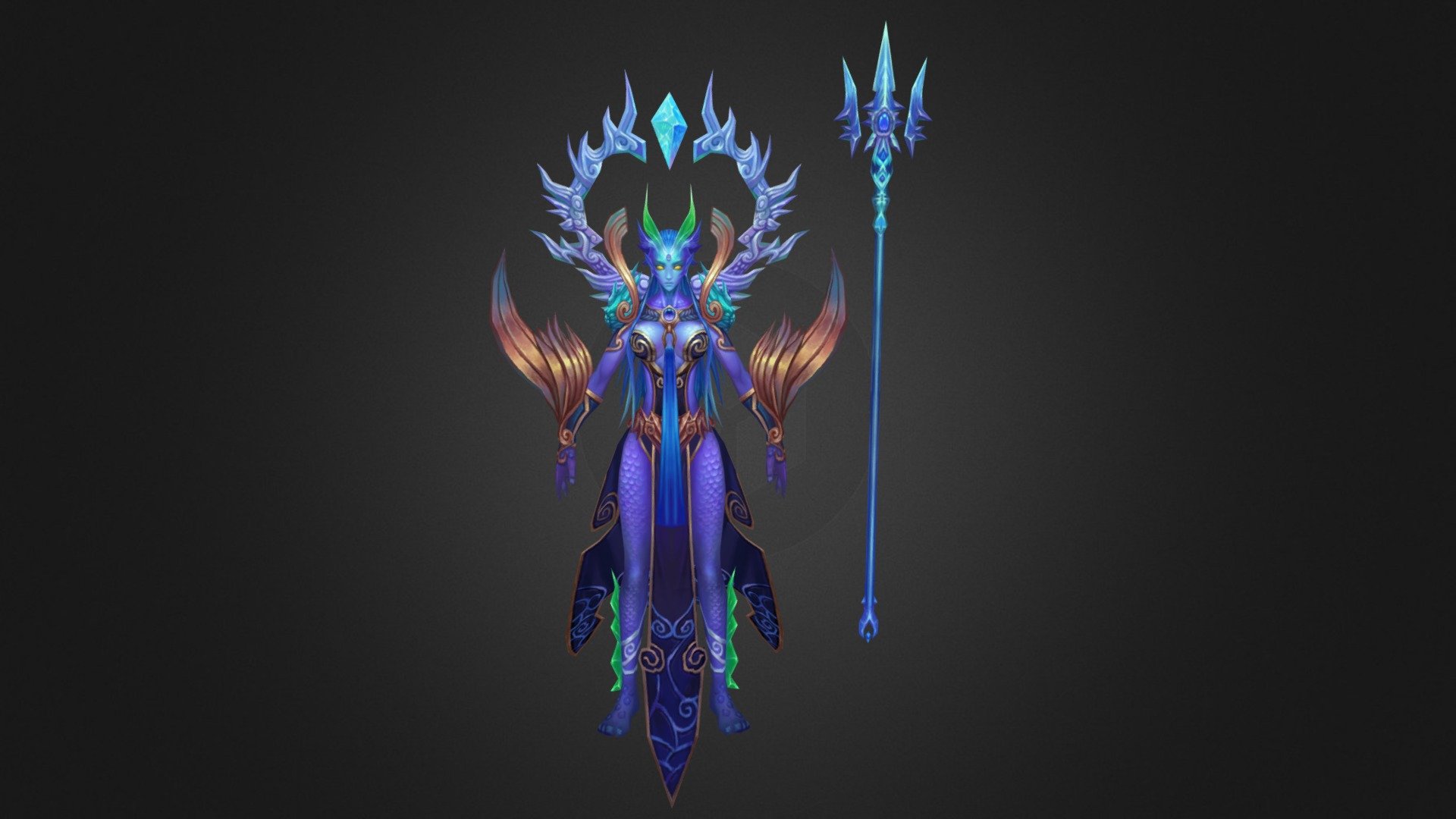 female fish - 3D model by lydiaqx [aa7fb33] - Sketchfab
