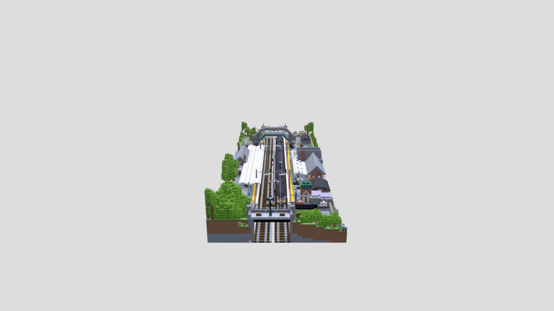 Haxley Railway Station - 3D model by benjaminjemery [aa80cc8] - Sketchfab