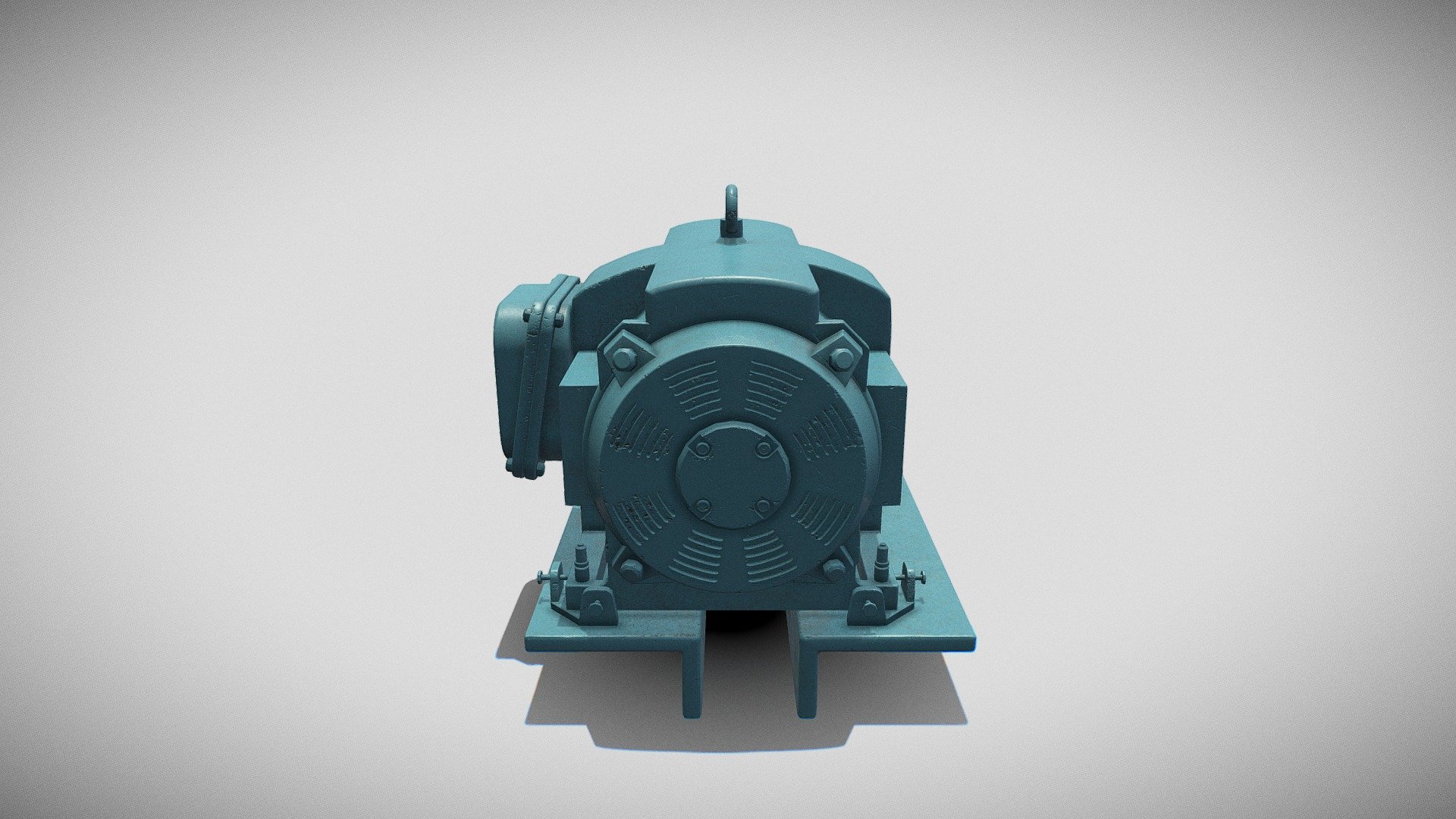 Industrial Induction Motor - 3D model by longhairprod [aa81430] - Sketchfab