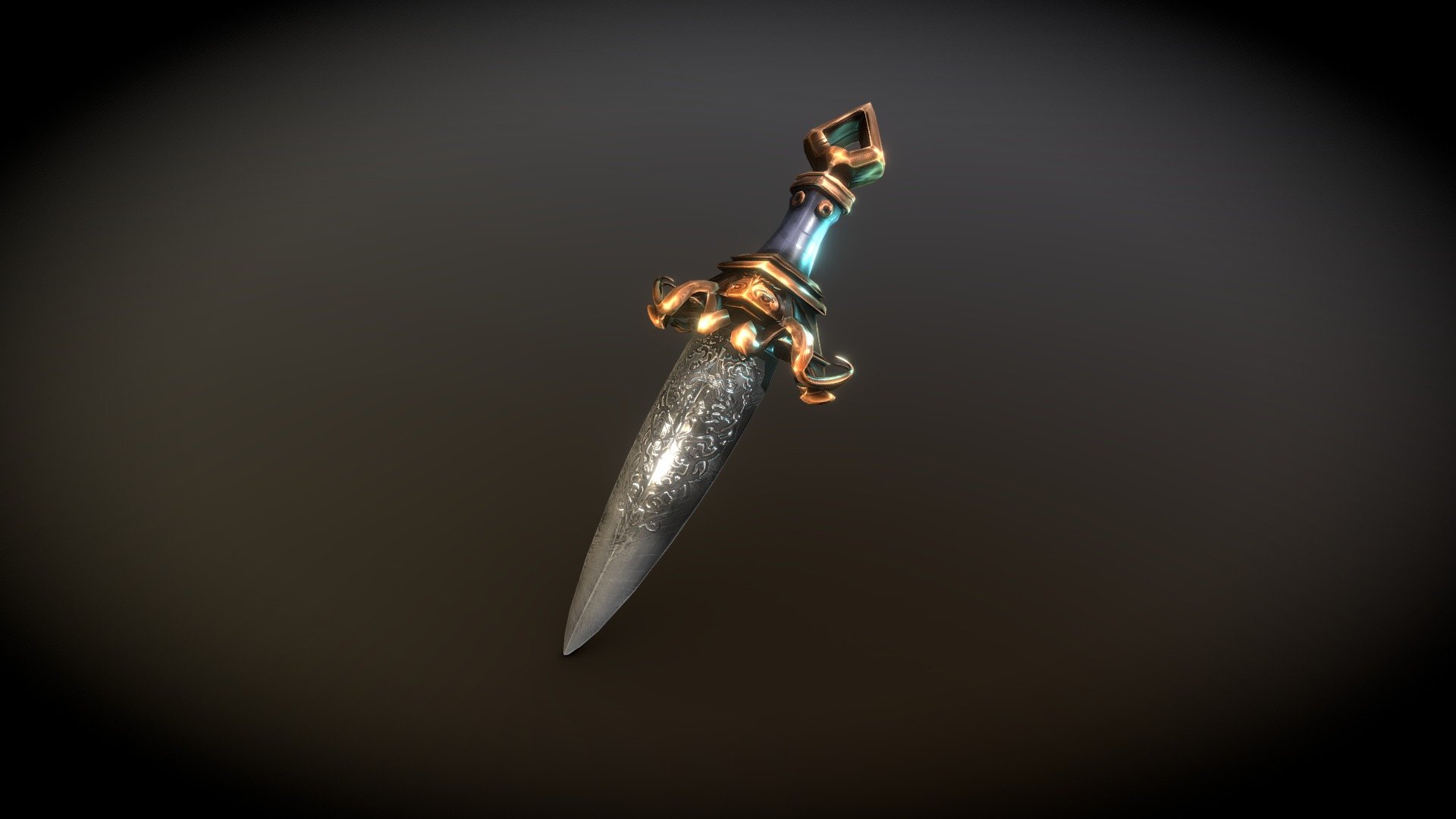 Fantasy Dagger - 3D model by Jonny Shaw | Digilocker Design ...