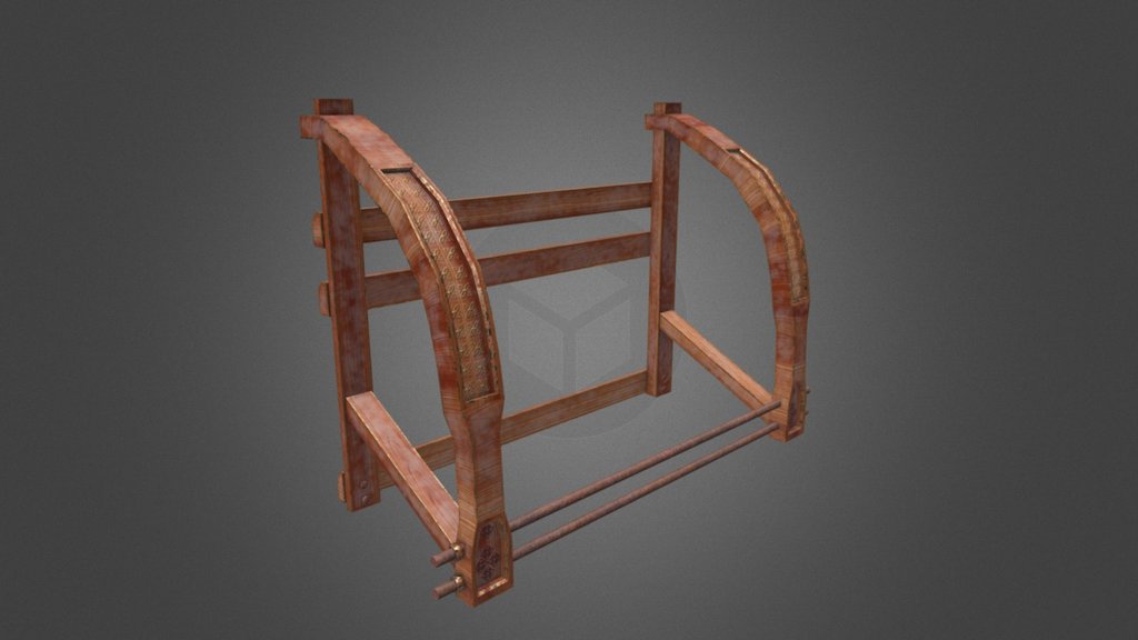 Weapon Rack Medieval old - Download Free 3D model by tavoxel (@ArTavo ...