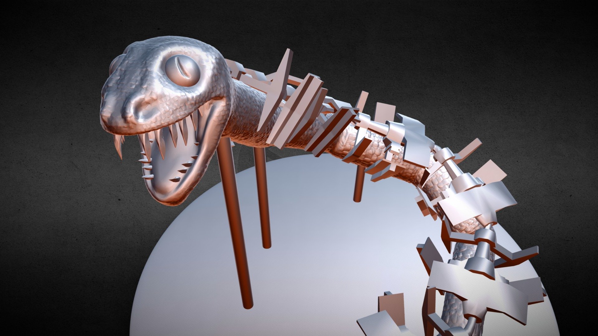 Space Snake - Buy Royalty Free 3D model by paburoviii [aa827d3 ...