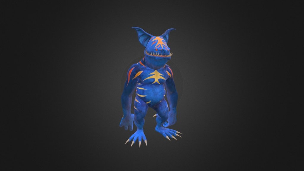 Creature - 3D model by guillaumevandenbossche [aa82dab] - Sketchfab