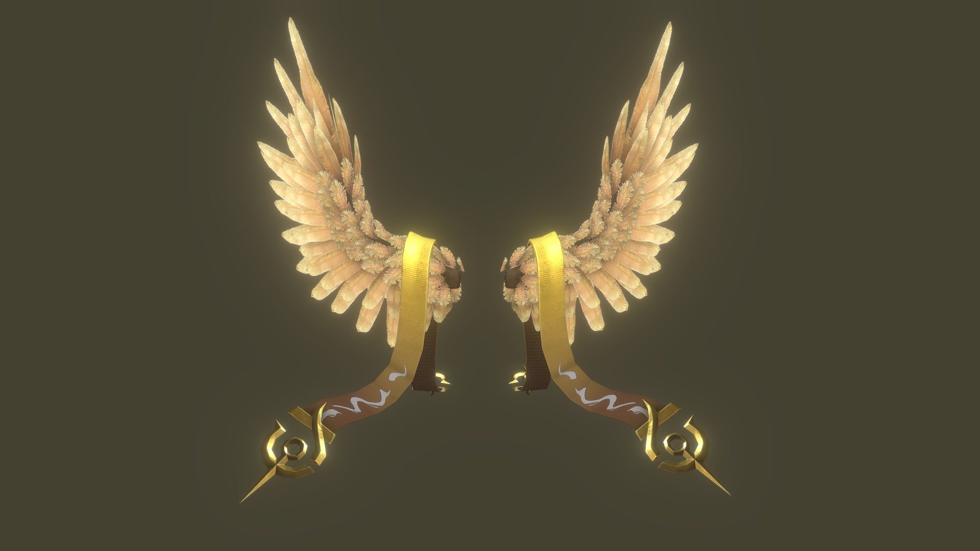 Celestial Wings - 3D model by franikotian [aa8599b] - Sketchfab