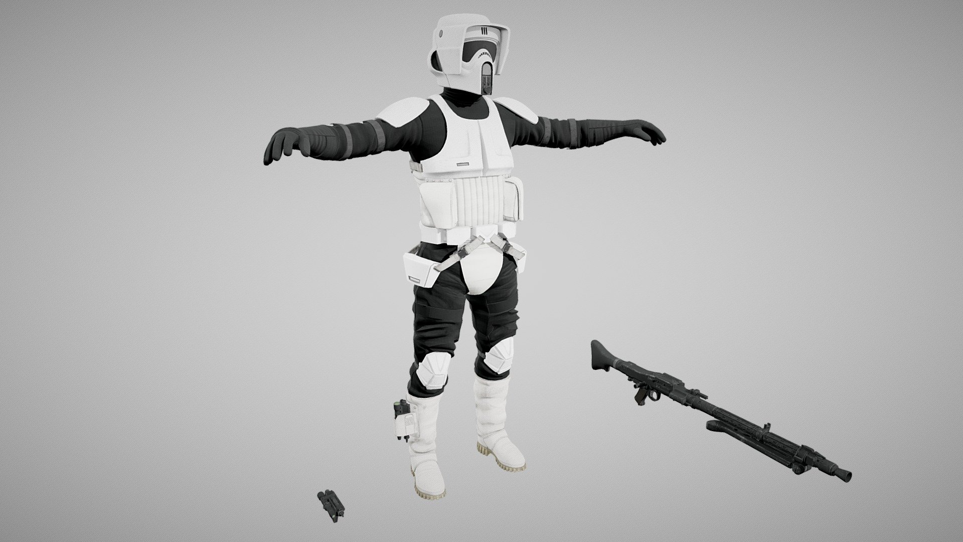 Star Wars Scout trooper - Buy Royalty Free 3D model by SQUIR3D [aa877bd ...