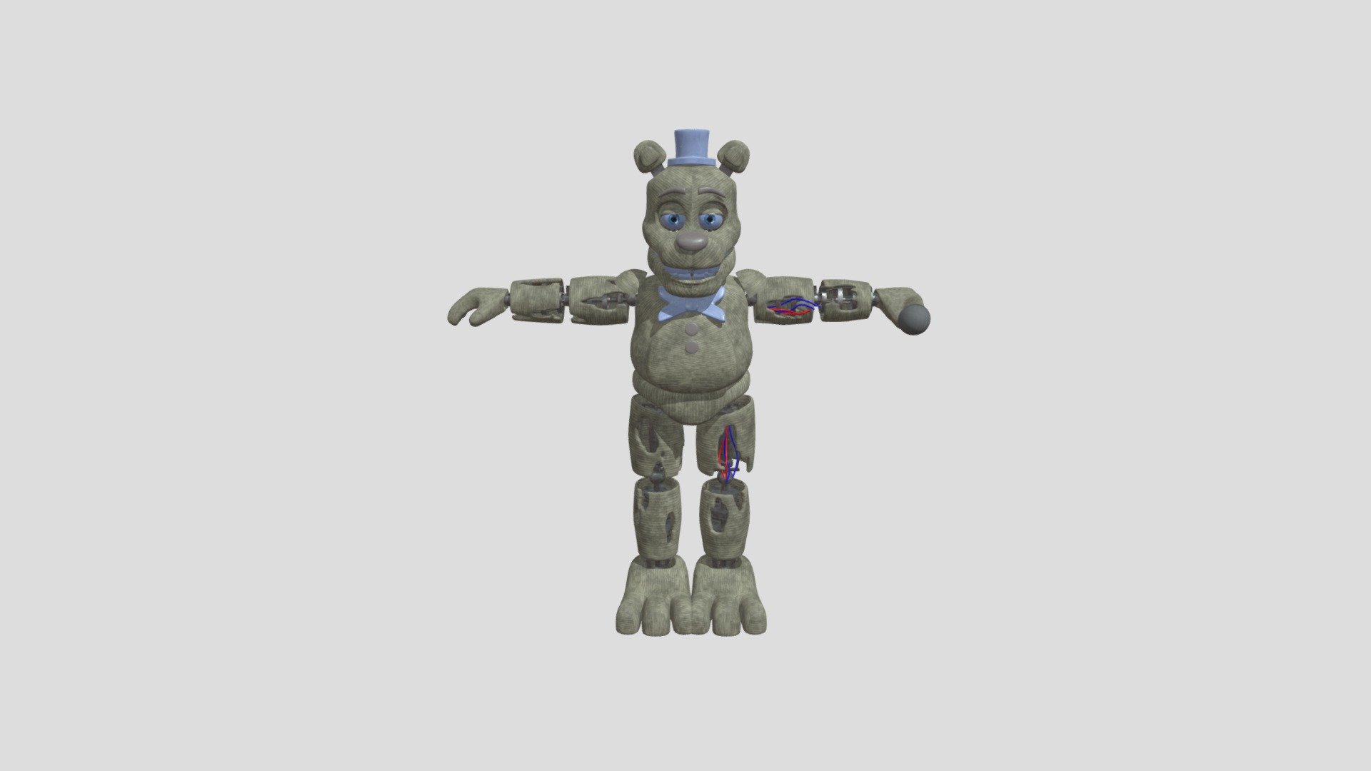 Stylised Withered Freddy - Download Free 3D model by ☕Mr. DaBois ...