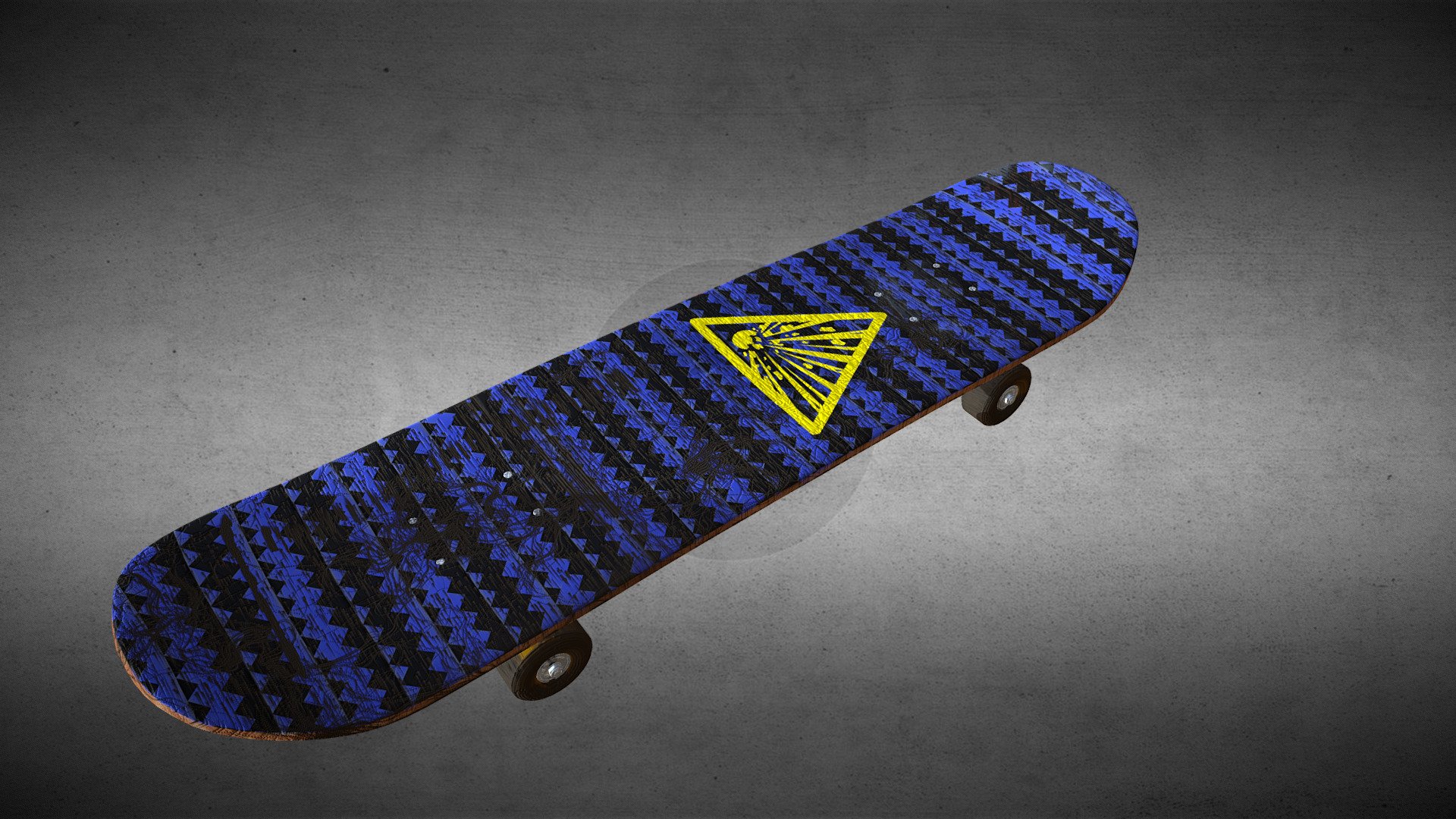 Skateboard texturing challenge - 3D model by praehist3d [aa8ce0c] - Sketchfab