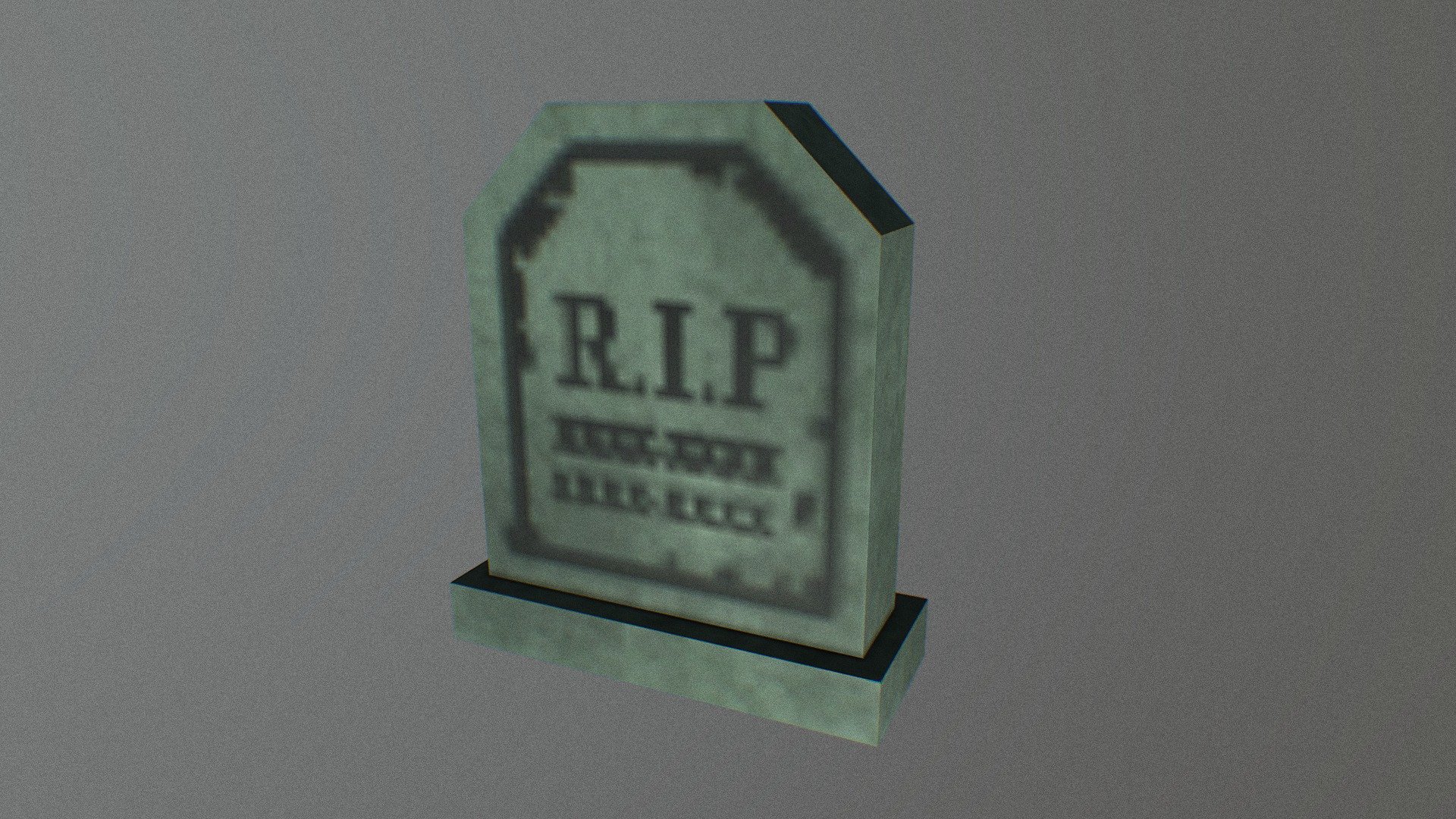PS1 Gravestone - Download Free 3D model by abomination (@ab0mination) [aa8e252] - Sketchfab