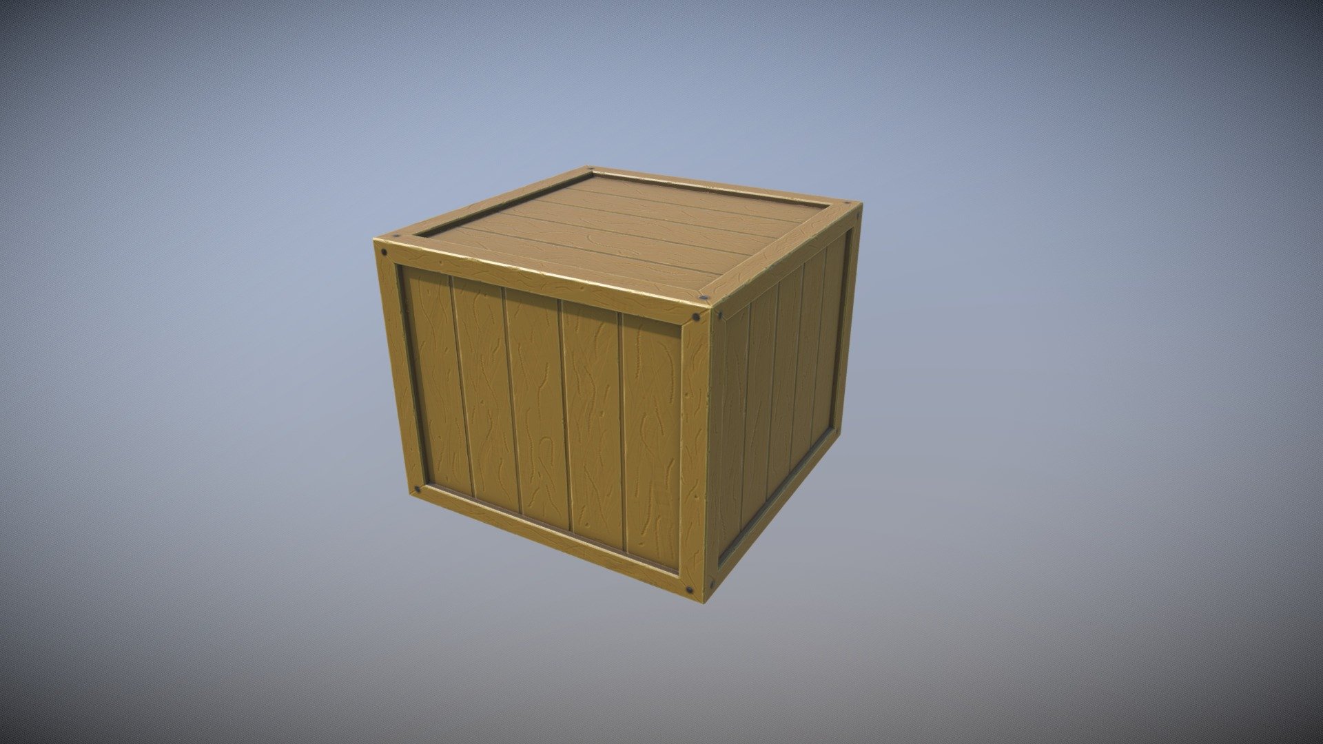 Stylized Wooden Crate - Showcase - 3D model by forge_of_fantasy ...