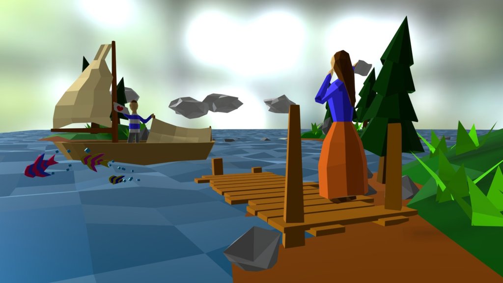 Love-poly - 3D model by kuceriklukas [aa8eb26] - Sketchfab