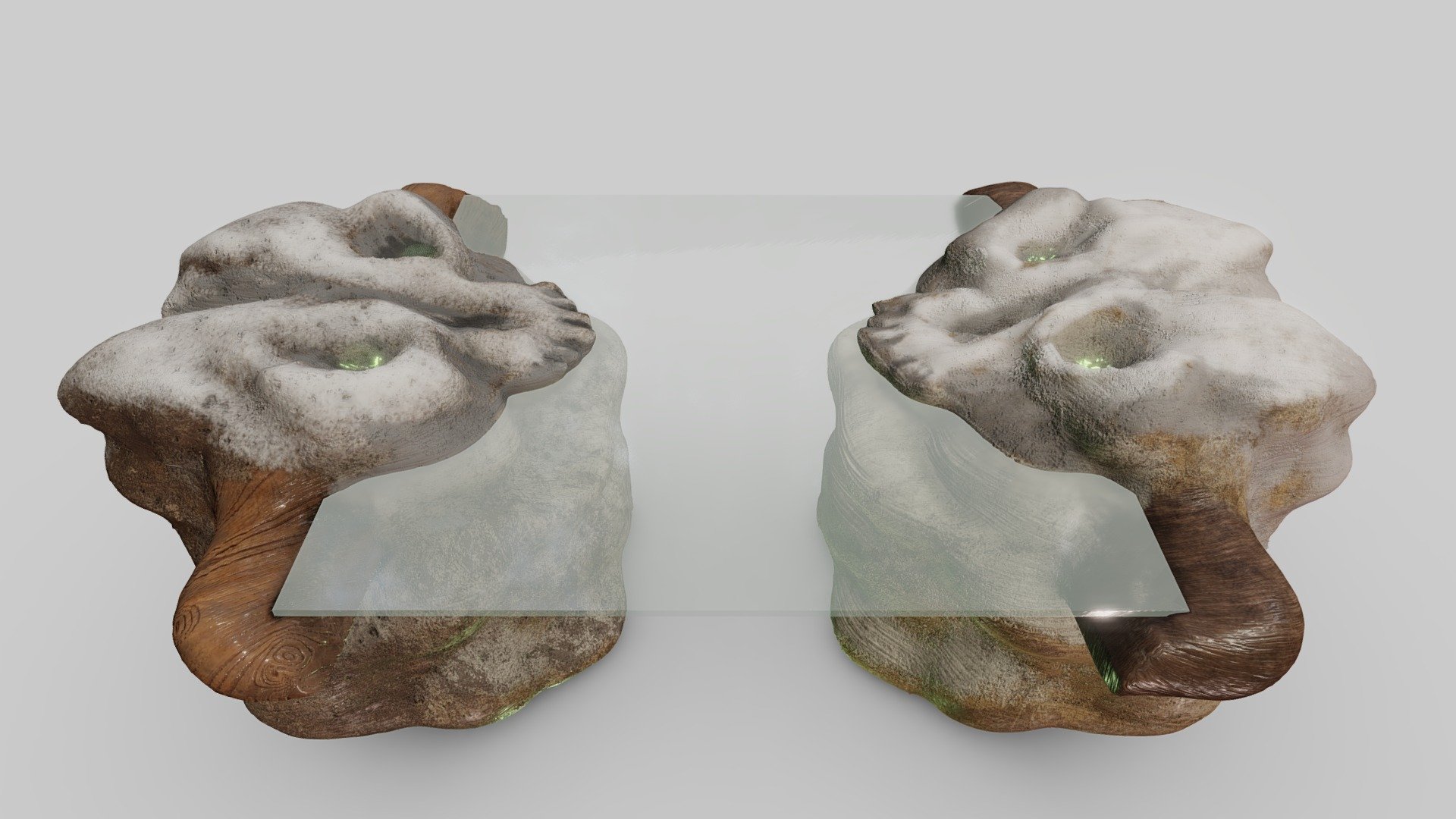 Bone desk FREE ASSET - Download Free 3D model by Gallex Industries ...