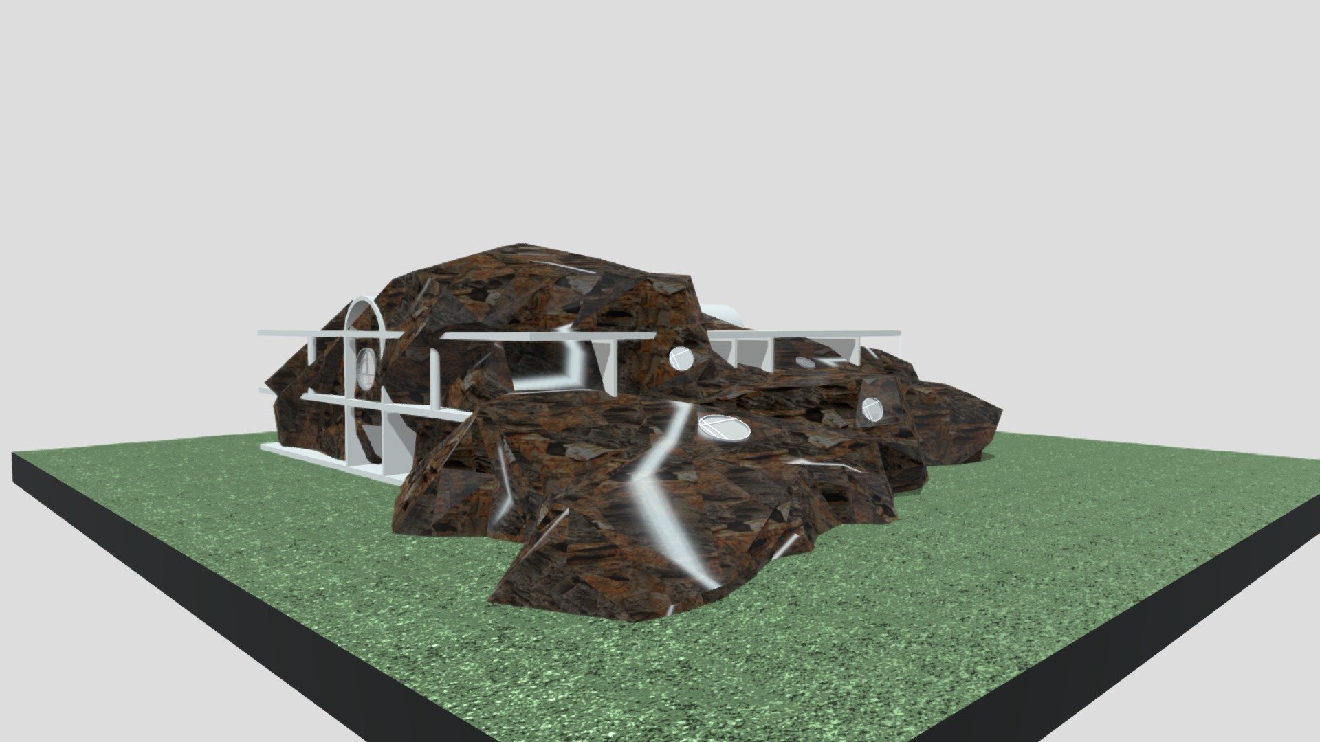 The Architectural Rock - 3D model by Chris28 [aa8f829] - Sketchfab