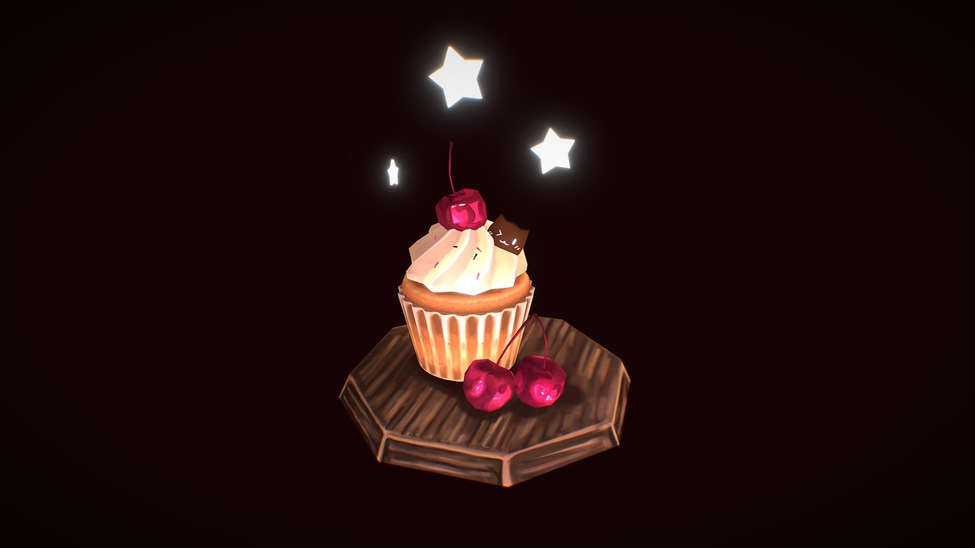 Cupcake - Download Free 3D model by drawpaw [aa9013a] - Sketchfab