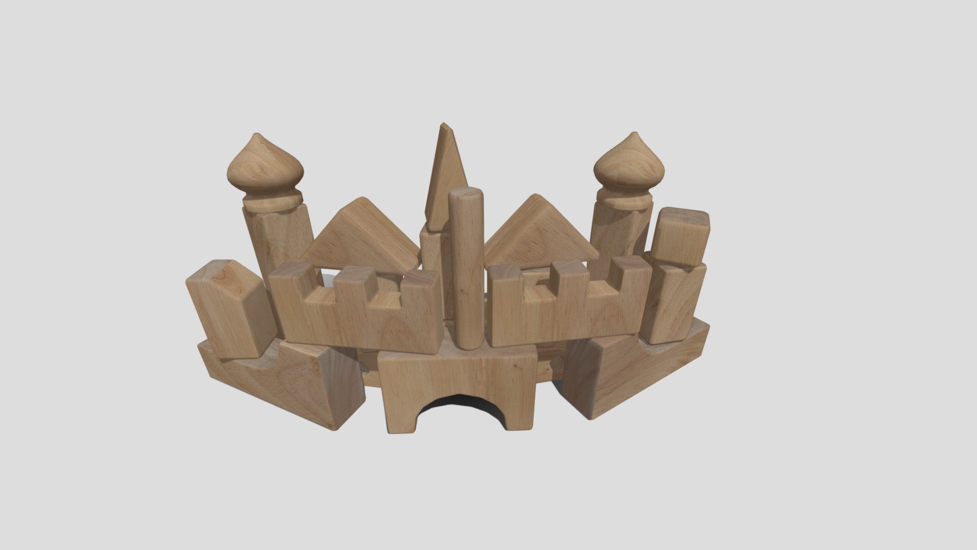 Week 7 - Block Castle - Download Free 3D model by SpookyCarrot1 ...
