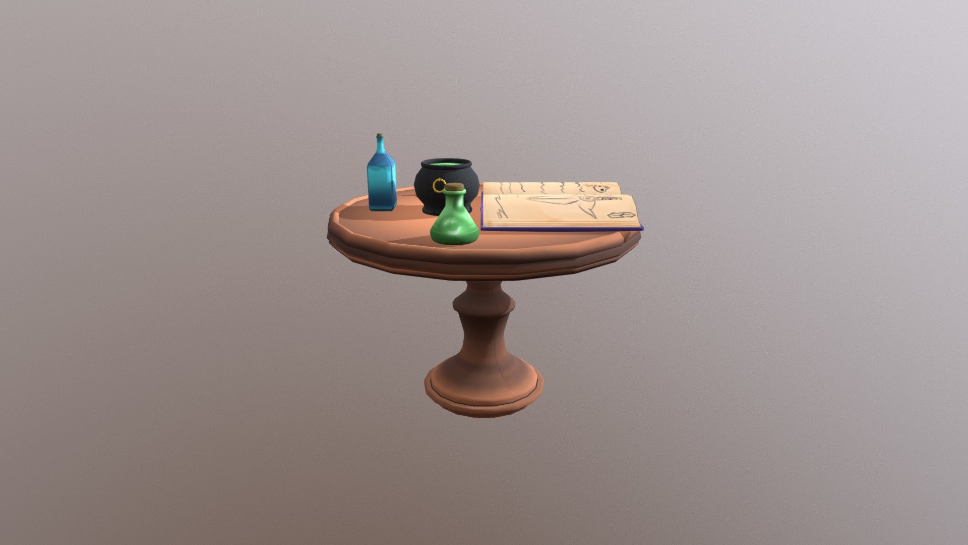 Alchemy Table [Class] - 3D model by palewhiteprints (@keokepa) [aa9158e ...