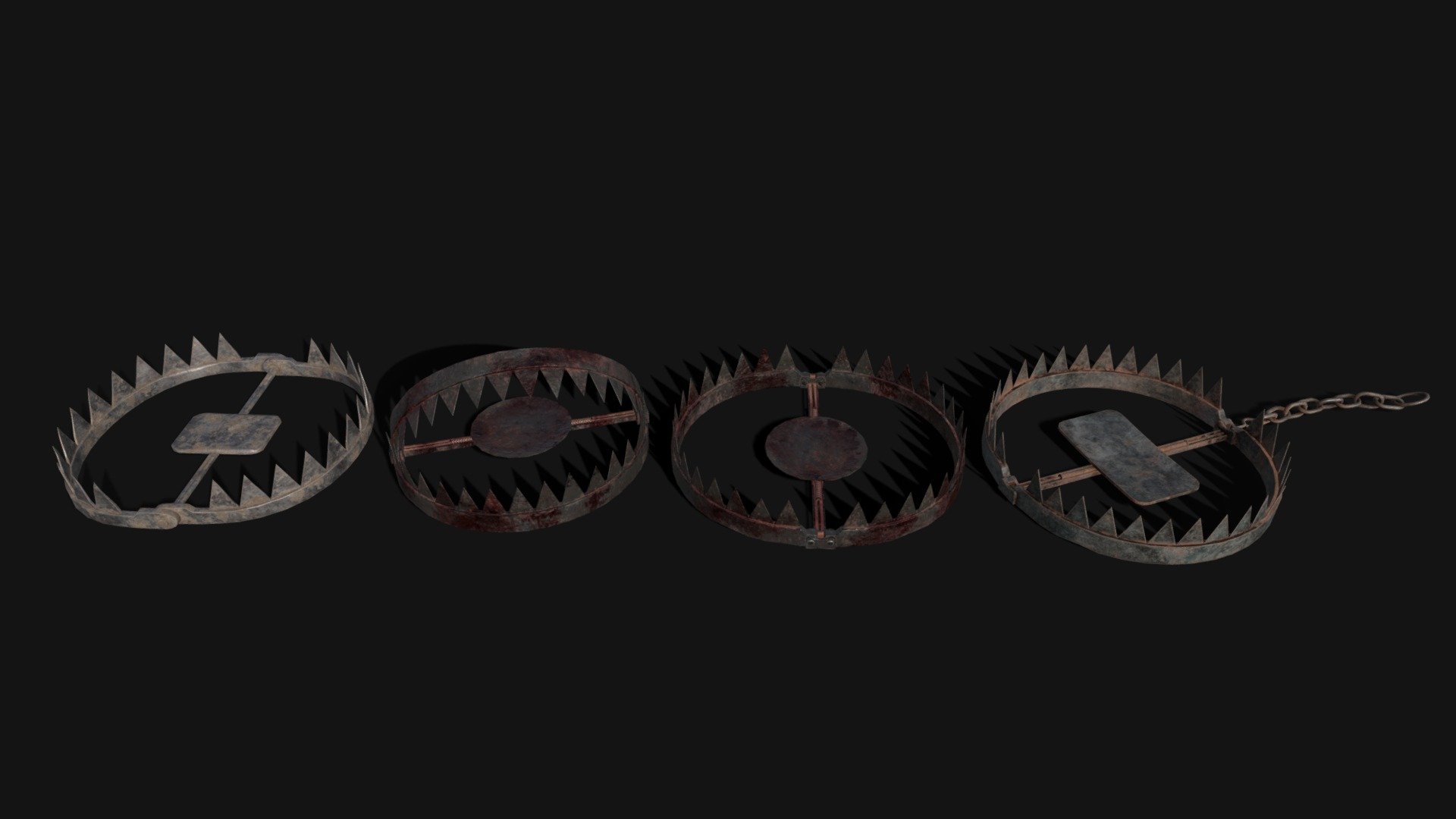 Bear Trap Pack - Buy Royalty Free 3D model by Clockwork Creations ...