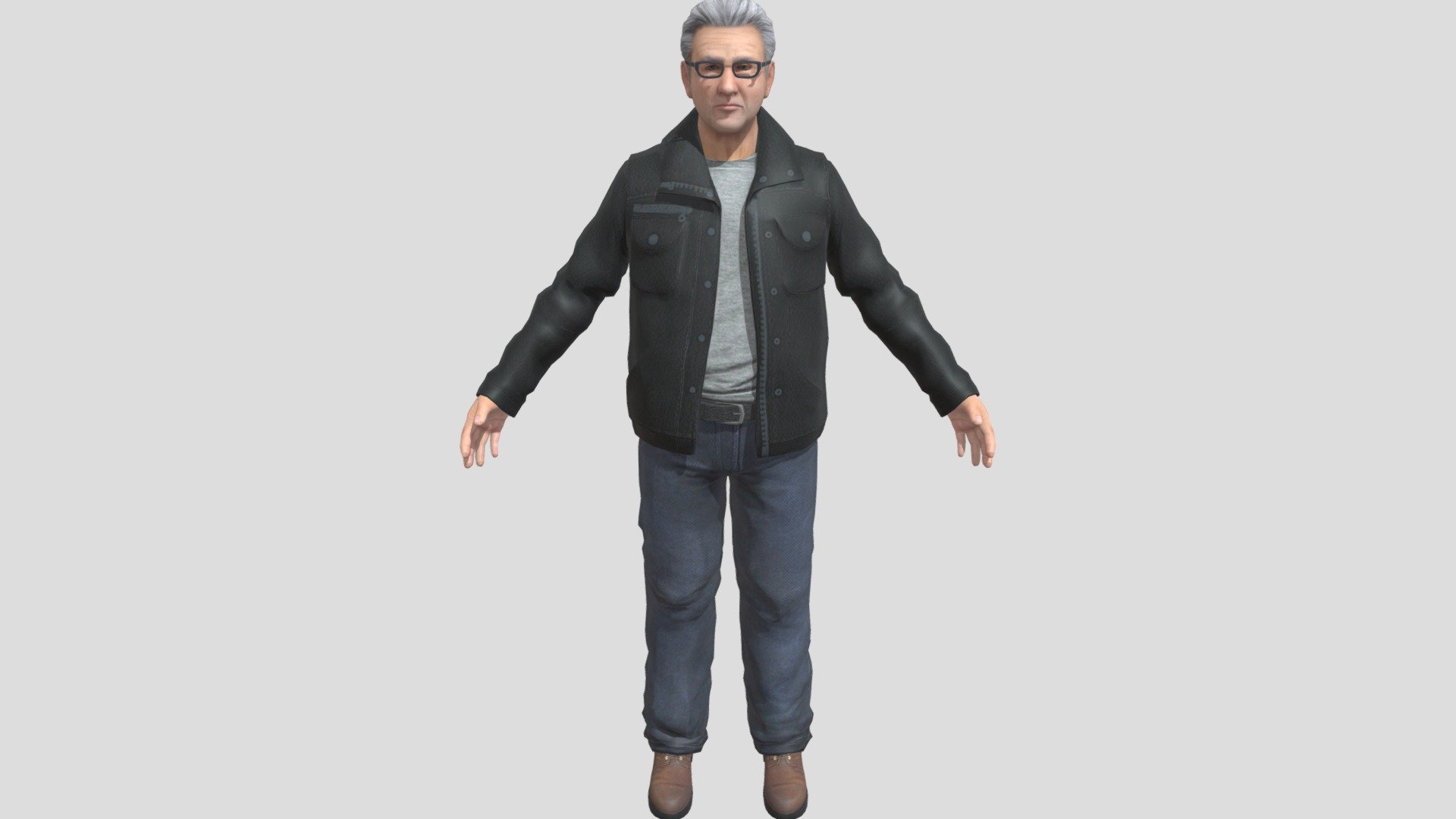 Uncle Ben(Textured)(Rigged) - 3D model by 3D MODELS (@3dworldz ...