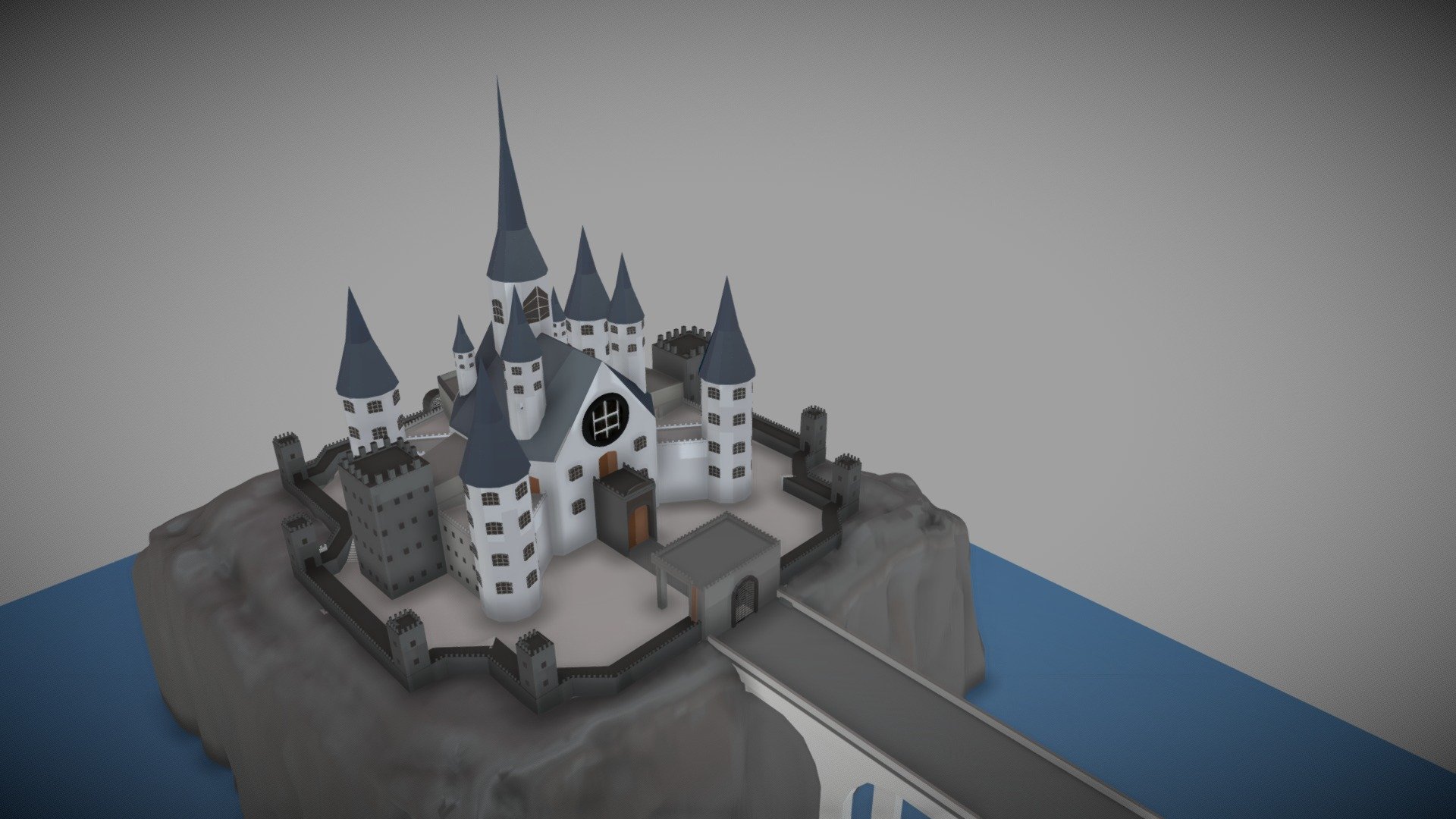 Fantasy Castle - 3D model by Creator7 [aa94364] - Sketchfab