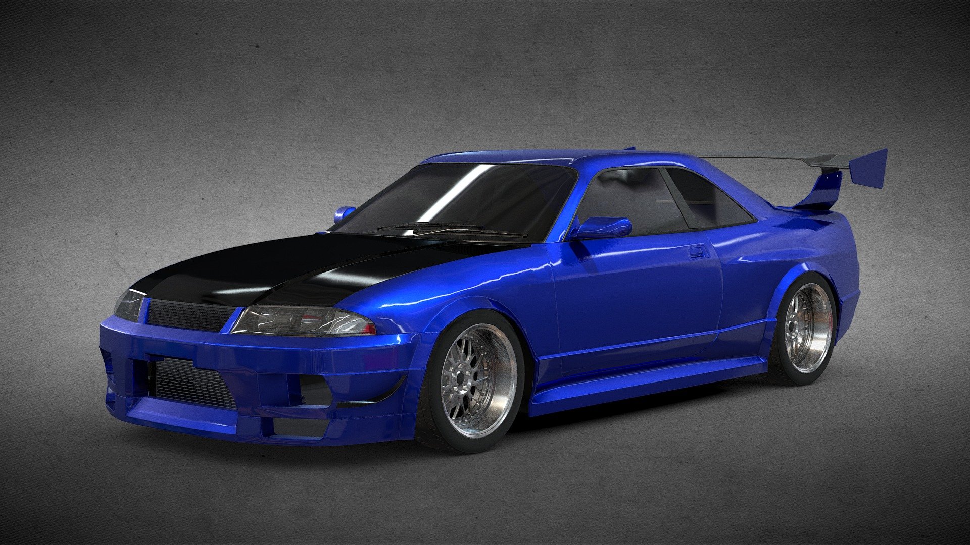 Nissan Skyline GT-R R33 - Buy Royalty Free 3D model by Naudaff3D ...