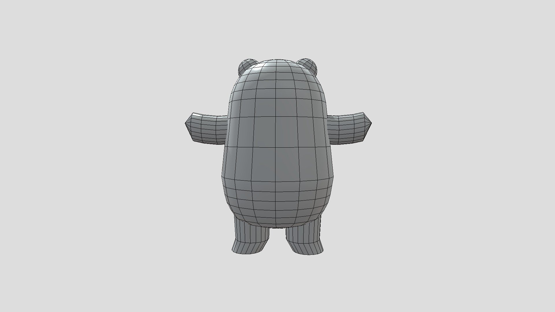 Cute Bear - Download Free 3D model by Ching (@meowcat) [aa95e34 ...