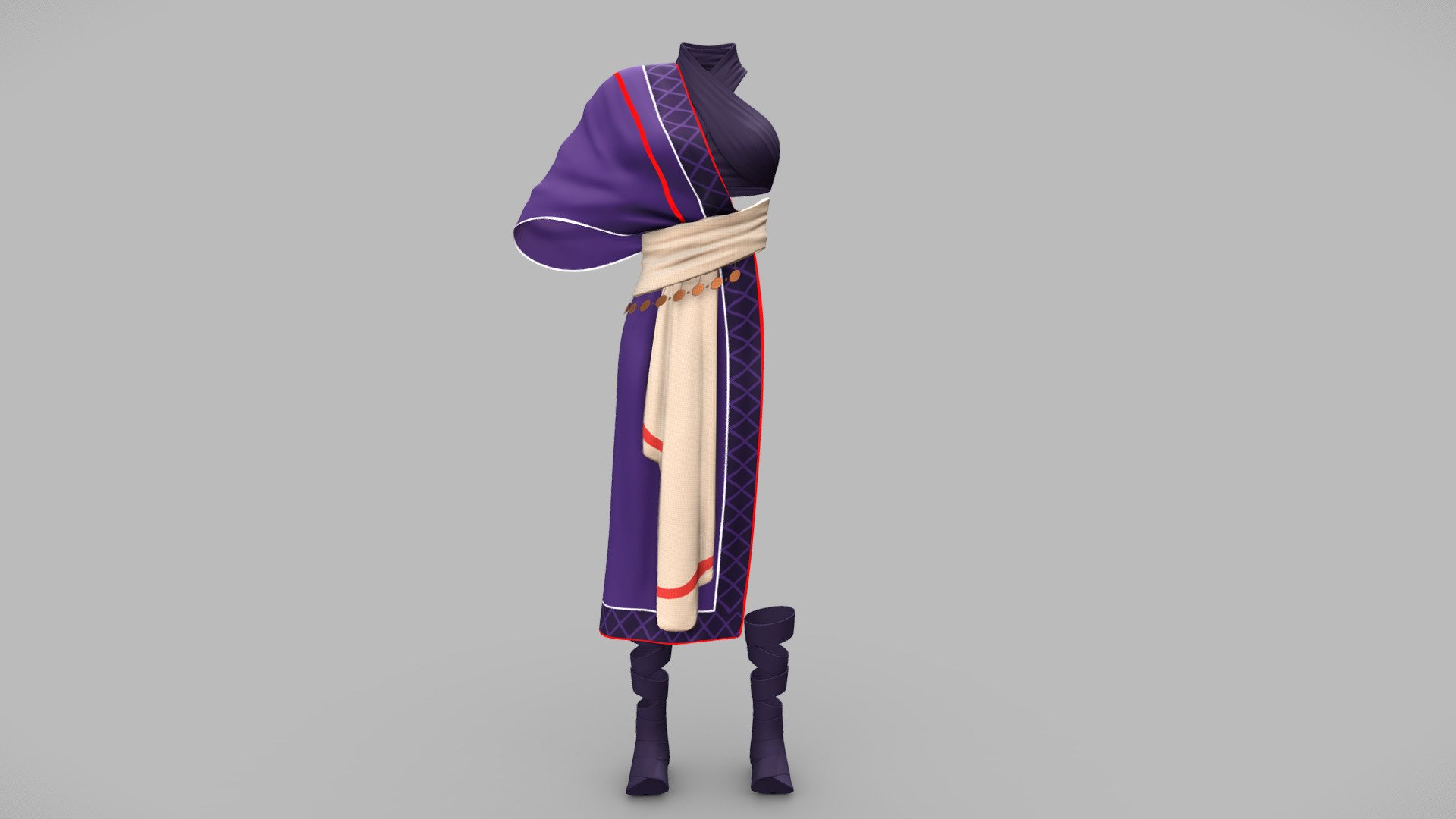 Female Tribal Fantasy Outfit - Buy Royalty Free 3D model by 3dia ...