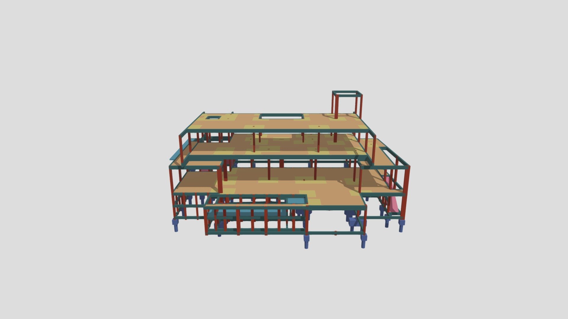 Modelo Estrutural - Ricardo - 3D model by W Freitas Engenharia ...