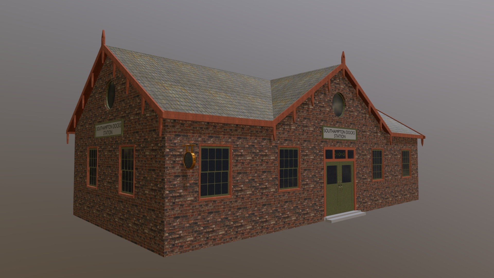 Train Station 1911 - Southampton - Buy Royalty Free 3D model by Thomas ...