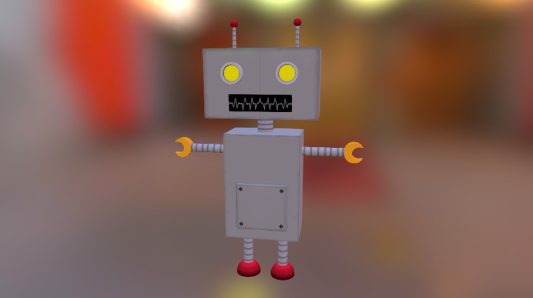 Low Poly Robot 2 - 3D model by Alessio De Luca (@alessio.deluca ...