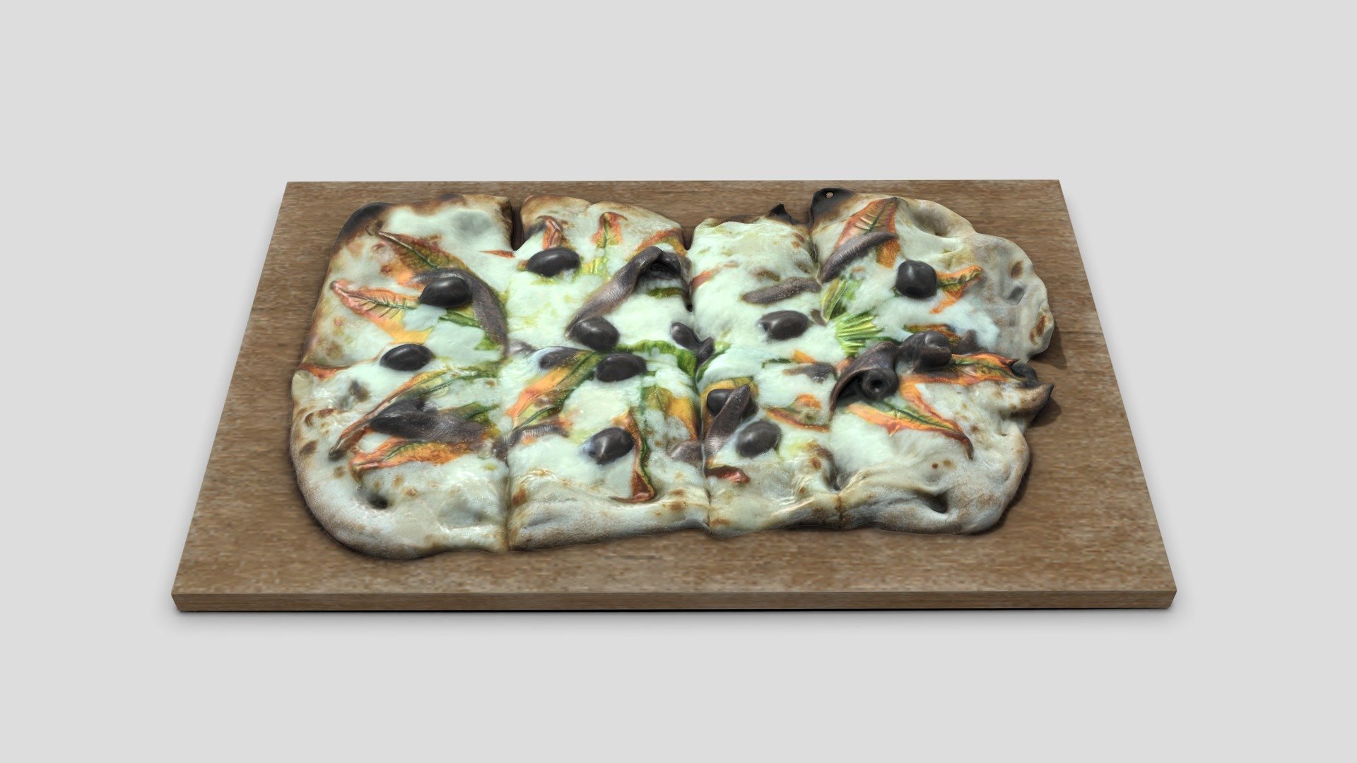 Pizza Romana - Scan - AR/VR Ready - Buy Royalty Free 3D model by ...