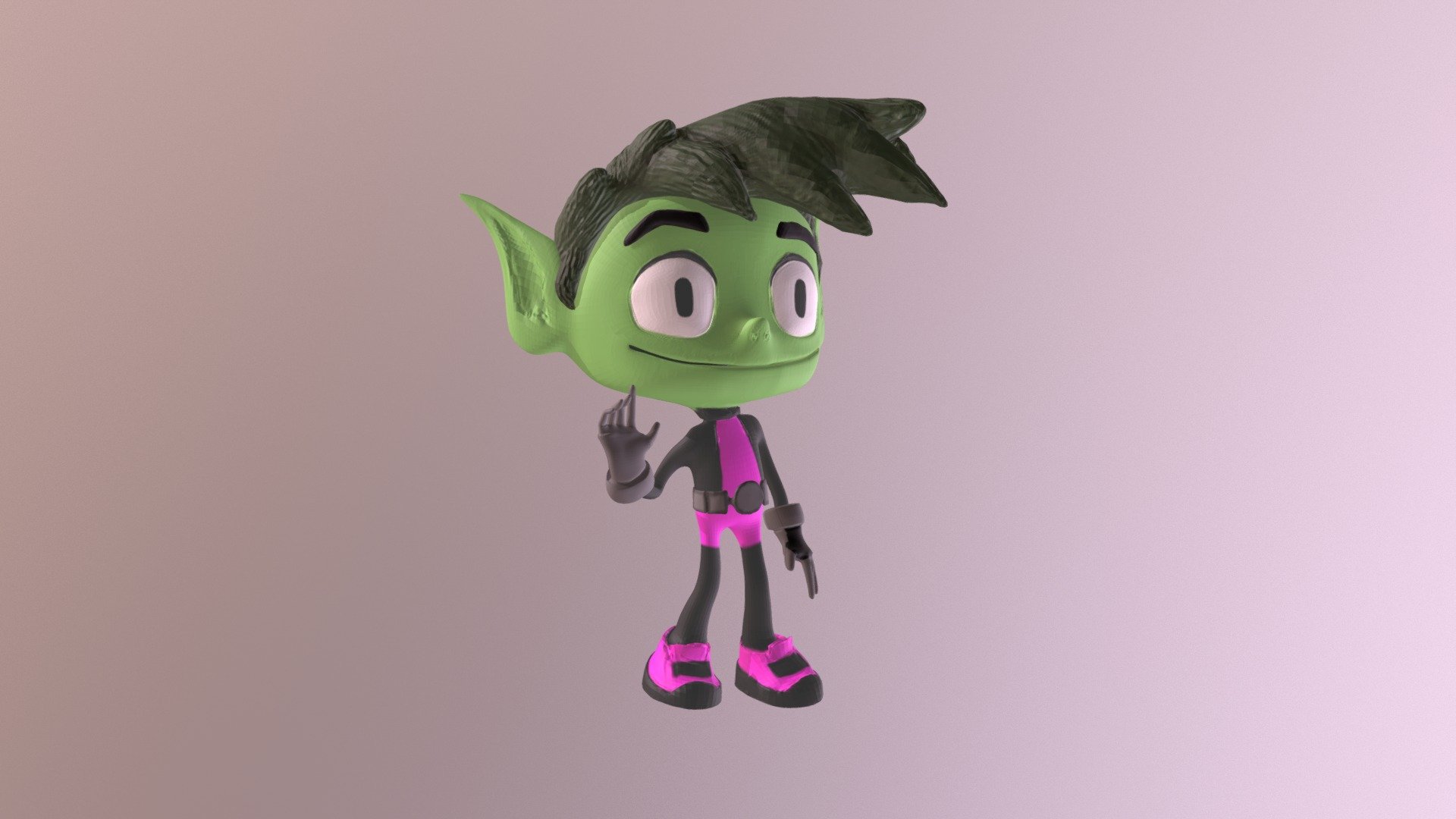 Beast Boy - 3D model by Keila (@KCepeda) [aa98f0e] - Sketchfab