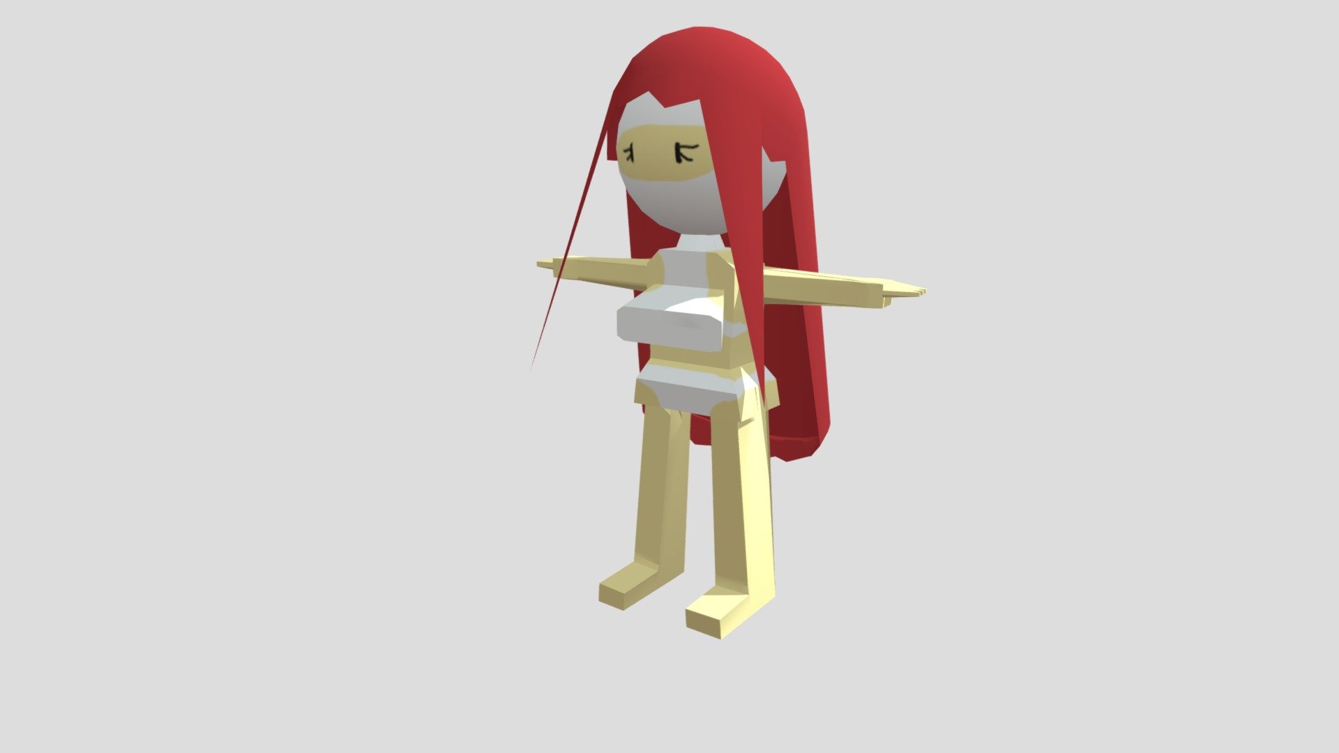Ninja Girl - Download Free 3D model by Lime Creation (@Lime90) [aa99110 ...