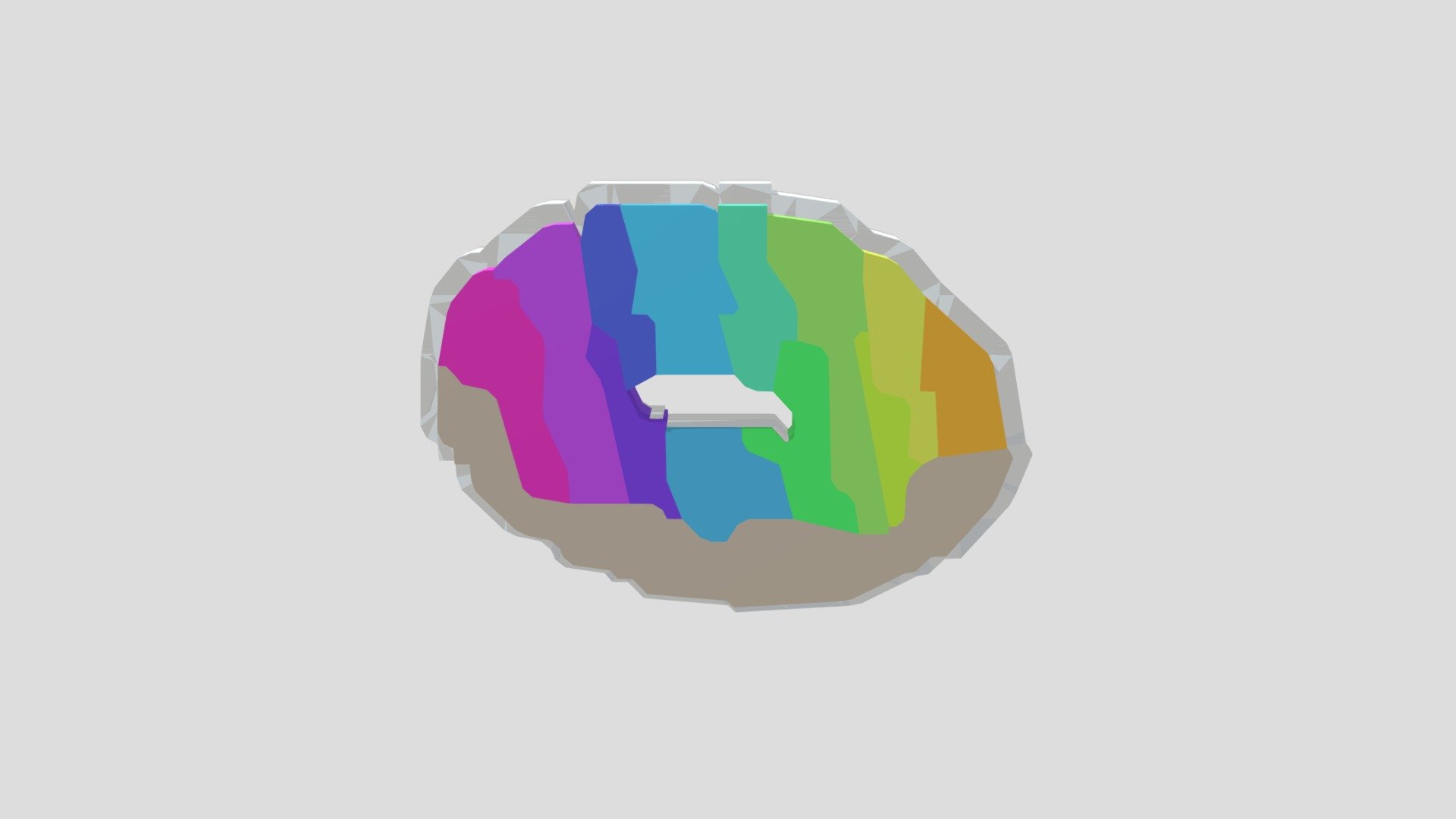 Rainbow donut neopets jibbitz model - 3D model by Nin Tan (@ninette.m ...