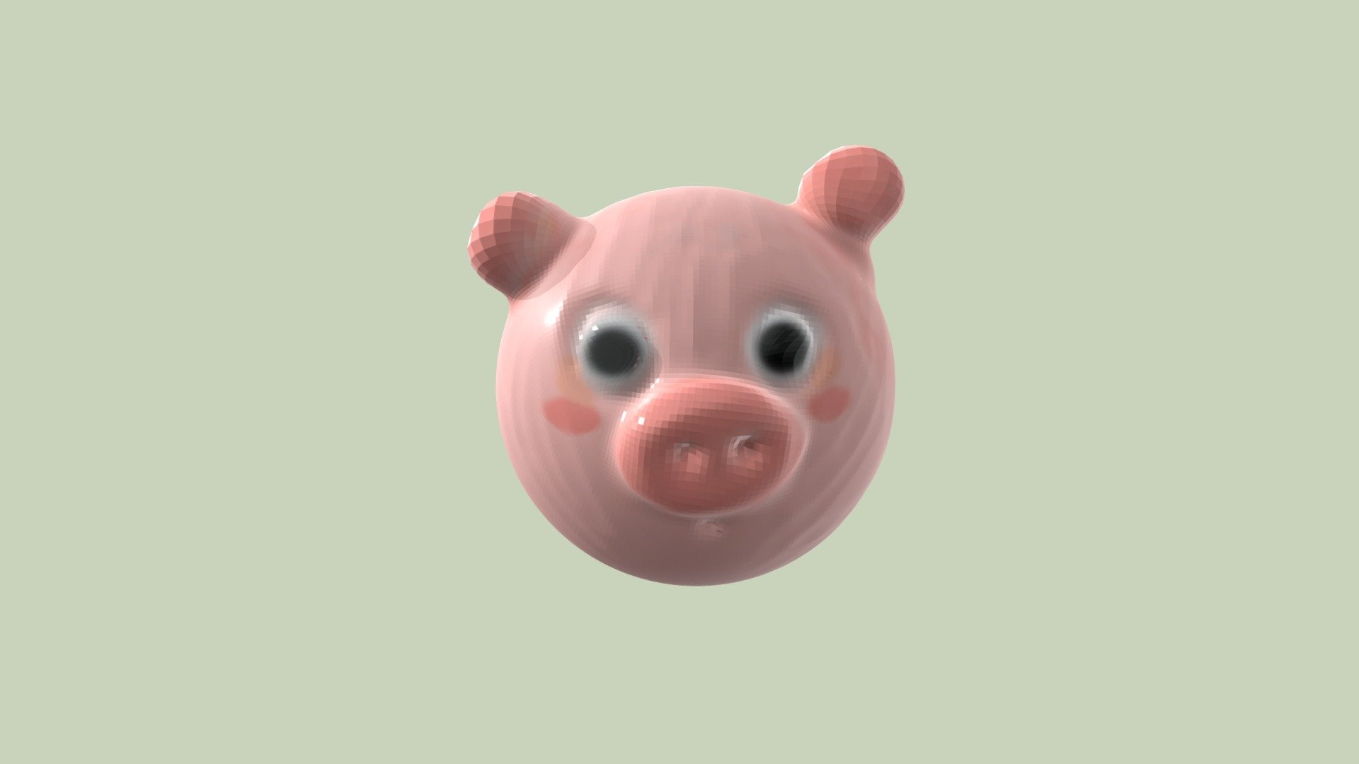 Little pig ball game asset - Download Free 3D model by Tonievalencia ...