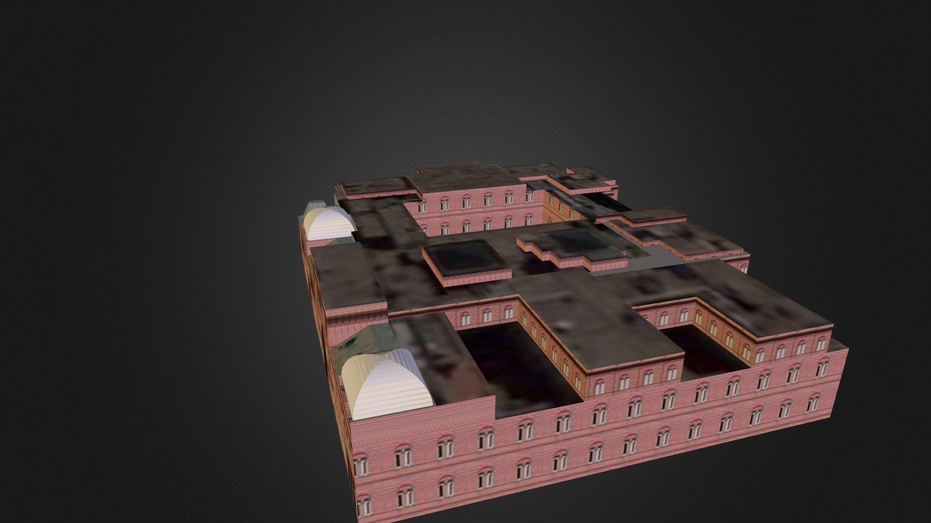 Casa Rosada - 3D model by Nicolas Perez (@nicoperez) [aa9d442] - Sketchfab