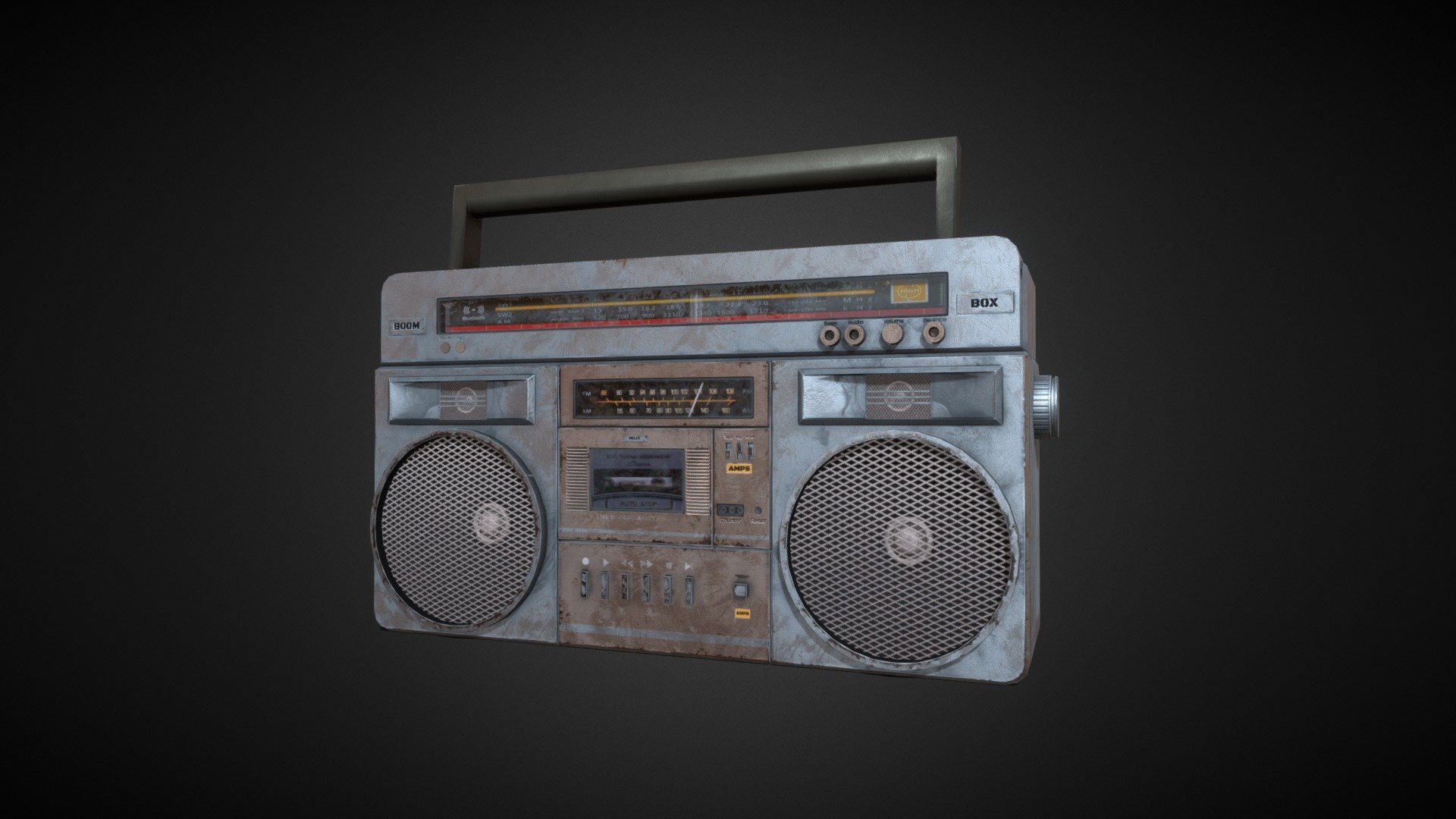 Boombox Dirty Low-Poly - Download Free 3D model by jetx3d [aa9decb ...