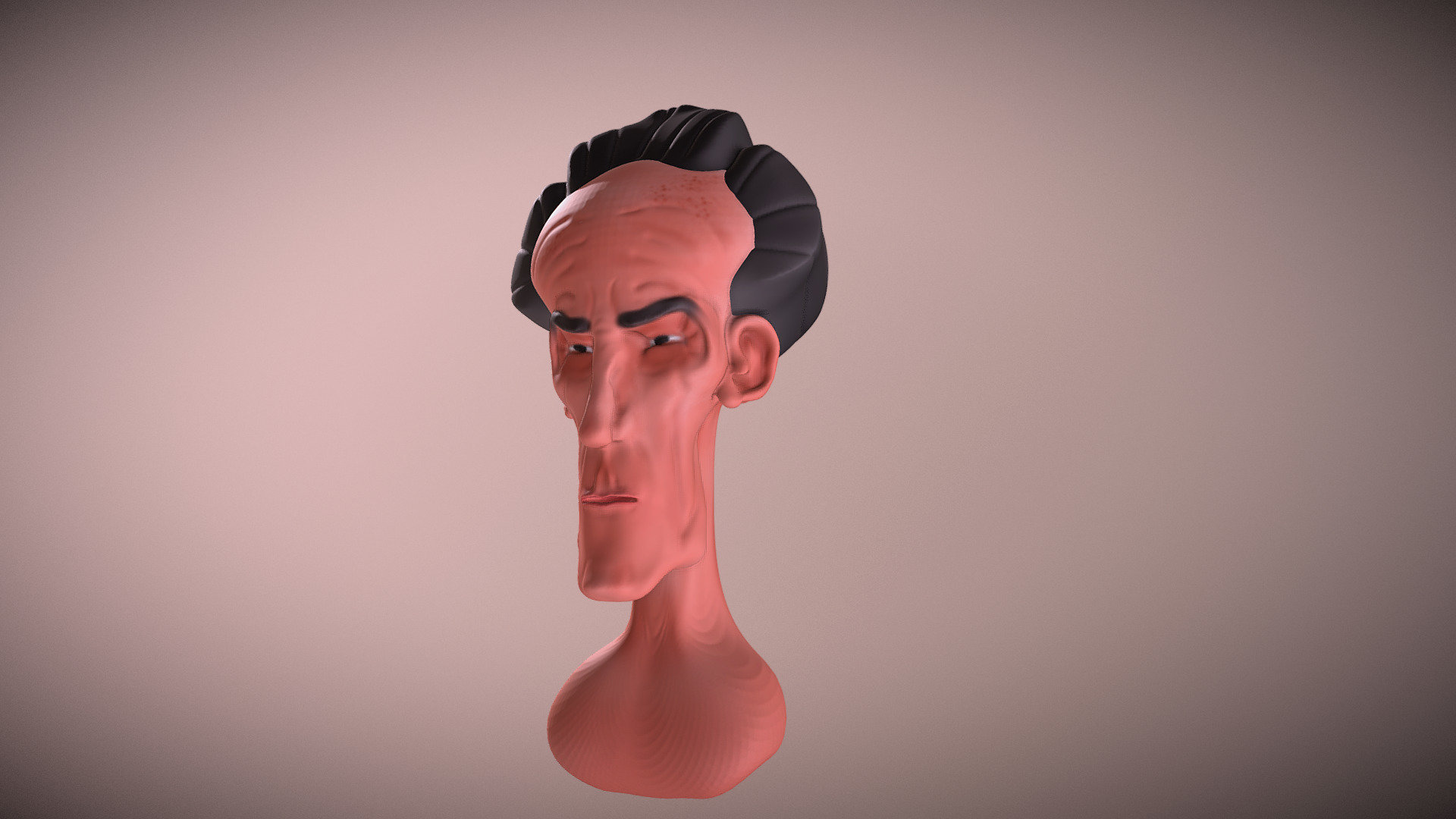 1st zBrush character - 3D model by SaamL [aa9fd25] - Sketchfab