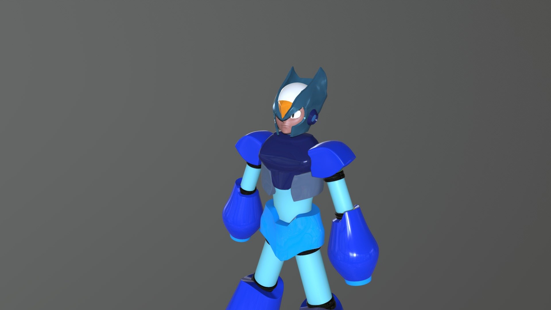 megaman - 3D model by sakthi1 [aaa06aa] - Sketchfab