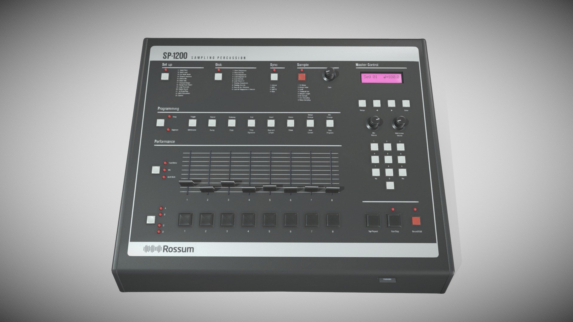 Rossum SP1200 - PBR Game Ready - Buy Royalty Free 3D model by ...