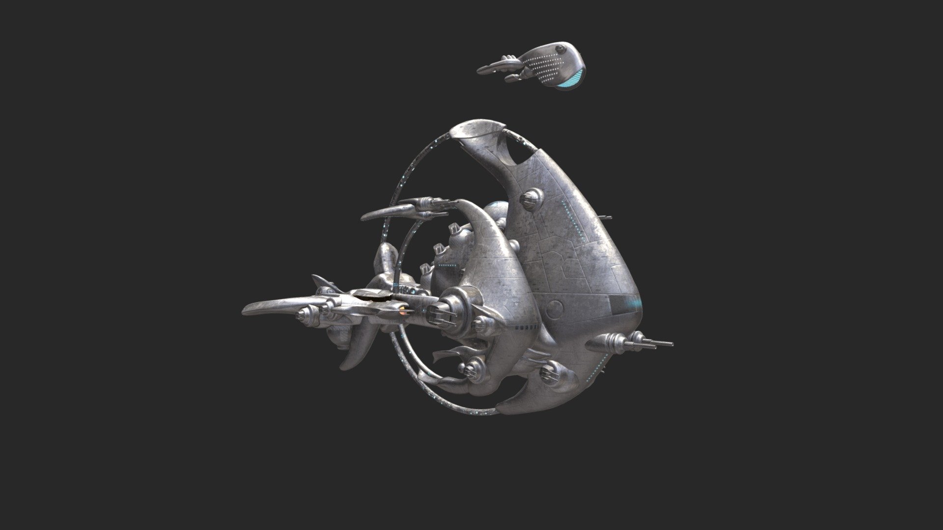 Ring Spaceship III - Download Free 3D model by Tri Nebula (@trinebula ...