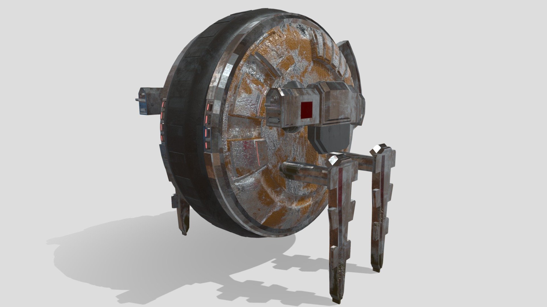 Wheelbot (Hostigator) - 3D model by Ethernal_Studios [aaa255a] - Sketchfab