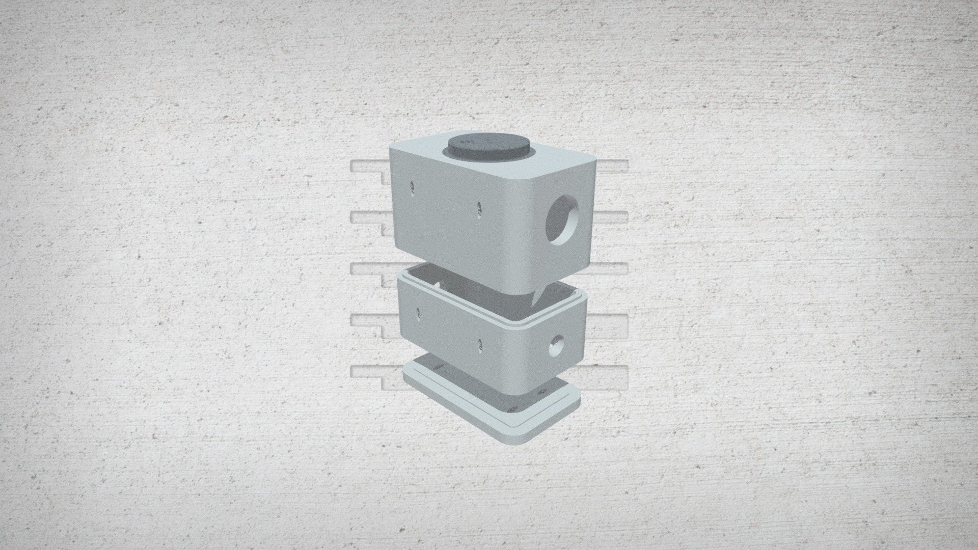 CUSTOM 3 PC MH W-RISER - 3D model by LockeSolutions [aaa4576] - Sketchfab
