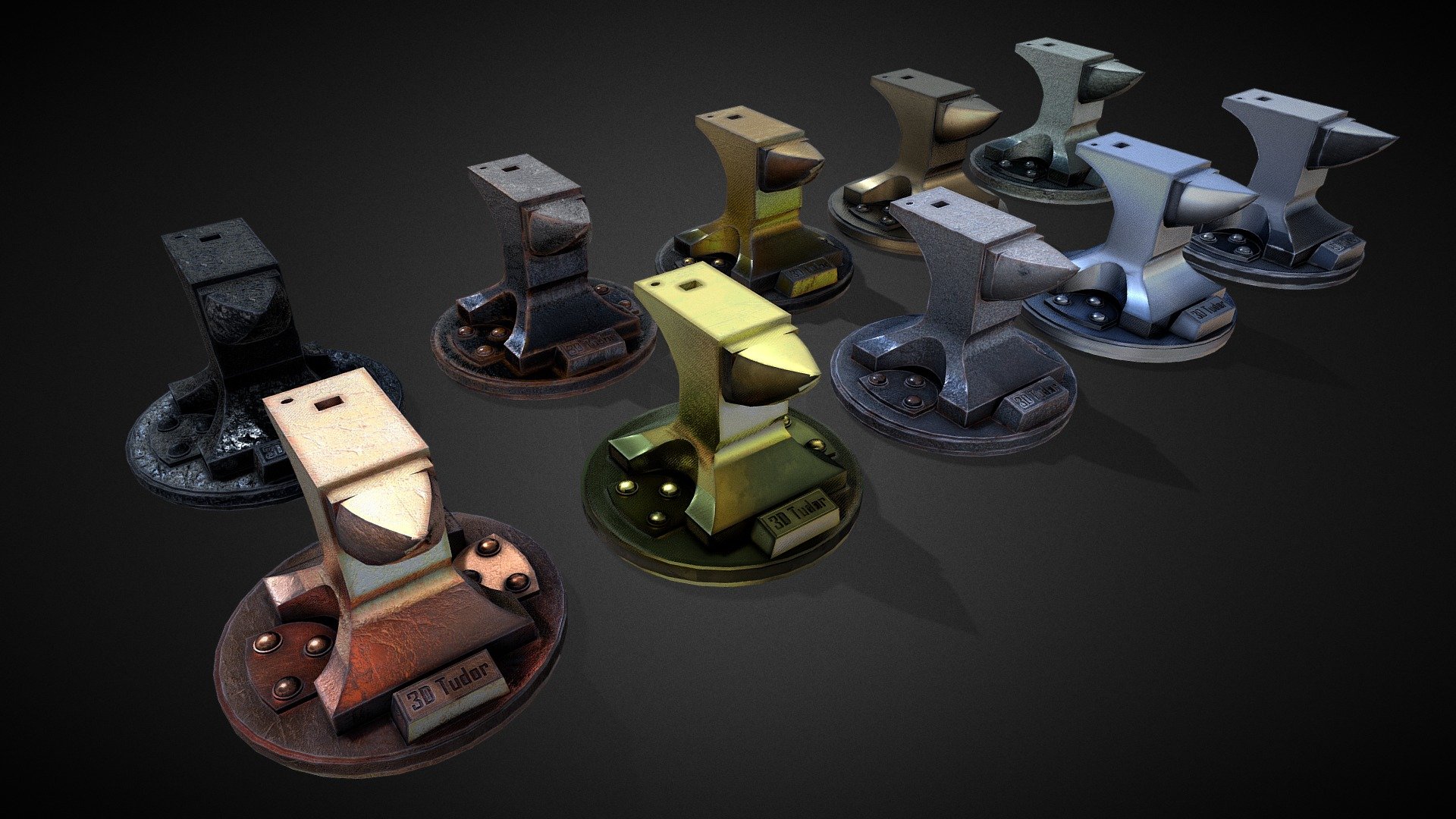 Stylized metal Shader for Blender by 3D Tudor - Buy Royalty Free 3D ...