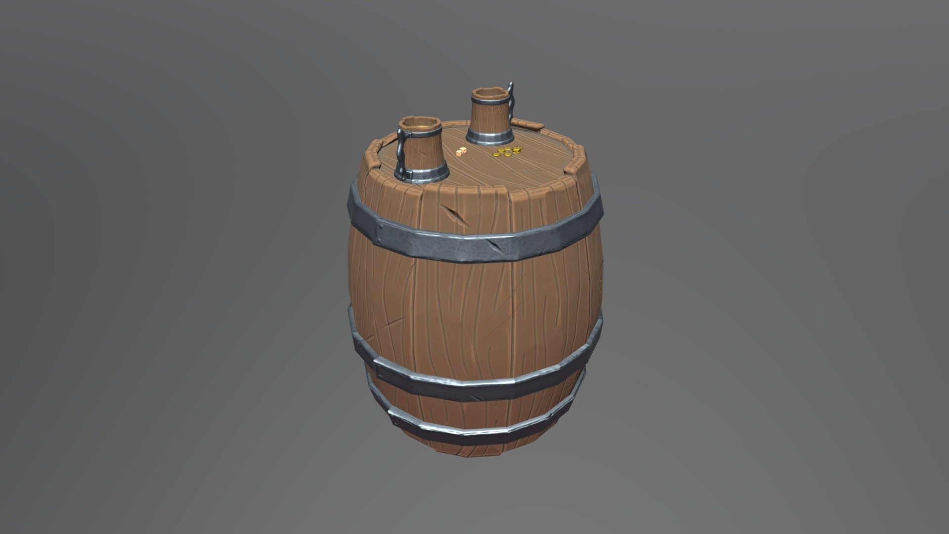 Stylized Barrel Scene - 3D model by Andy (@apebit) [aaa5eb5] - Sketchfab