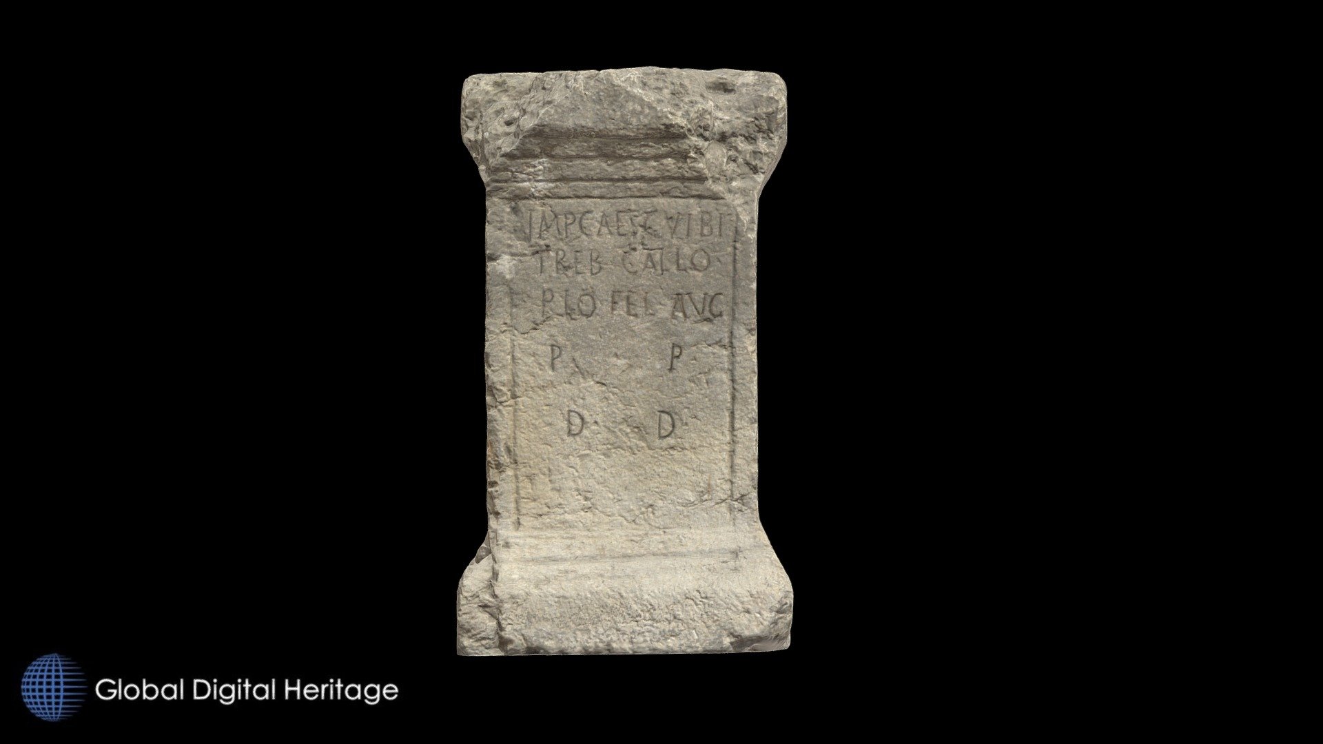 Travertine Plinth - Download Free 3D model by Global Digital Heritage ...